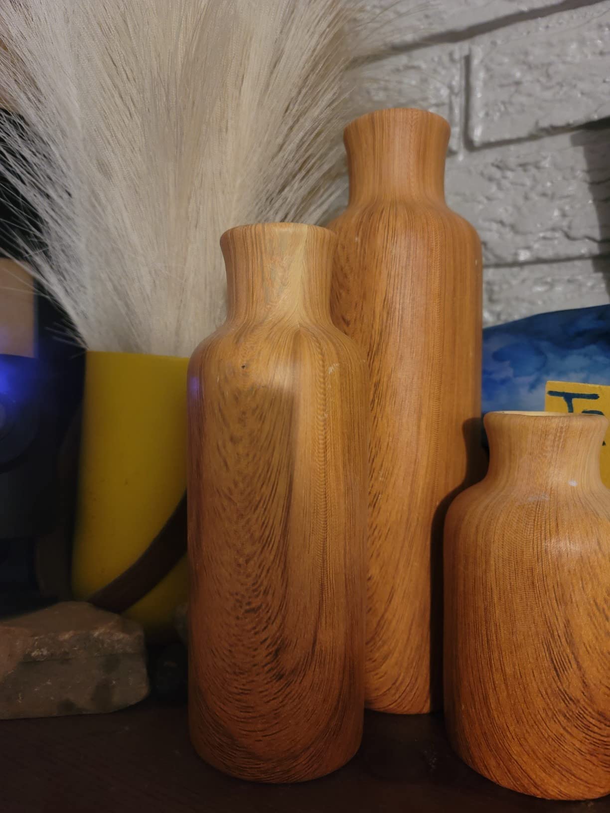 $8/mo - Finance Scott Living Ceramic Shoulder Vases, Set Of 3, Natural ...