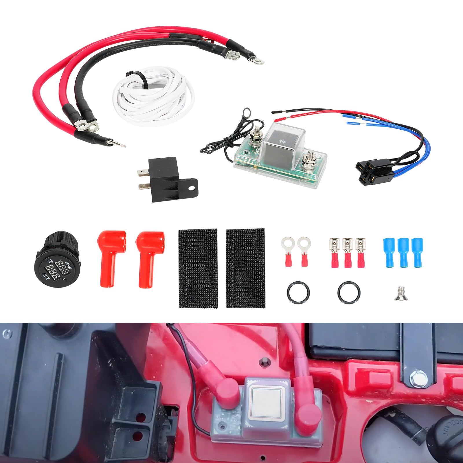 Snapklik.com : Kozlira 12V Dual Battery Isolator Connect & Monitor Kit ...