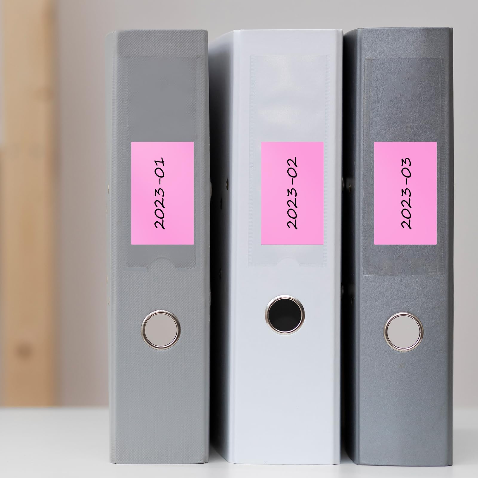 Snapklik.com : Pink Color Coding Labels 3 2 Inches Self-Adhesive ...