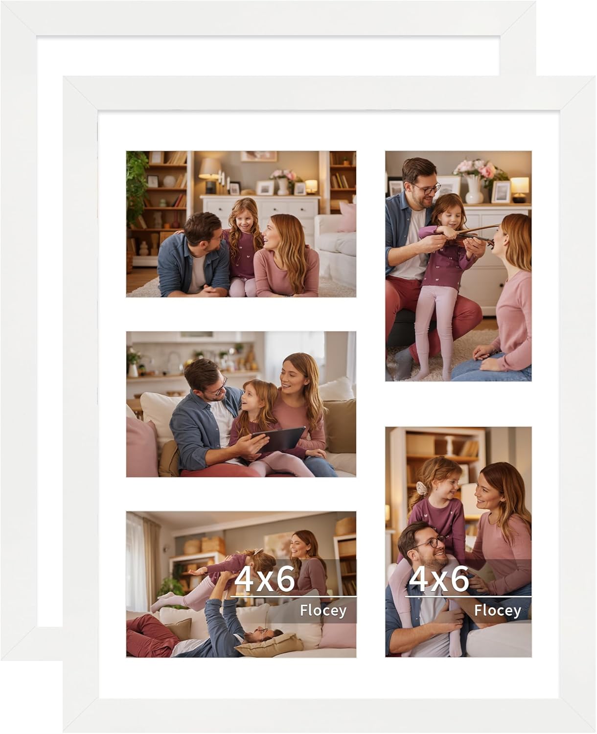 Amazon.com - Flocey 11x14 Collage Picture Frame, Displays 5Pcs 4x6 ...