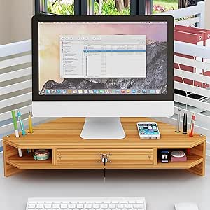Amazon.co.jp: Monitor Stand Ergonomic Computer Monitor Stand Riser ...
