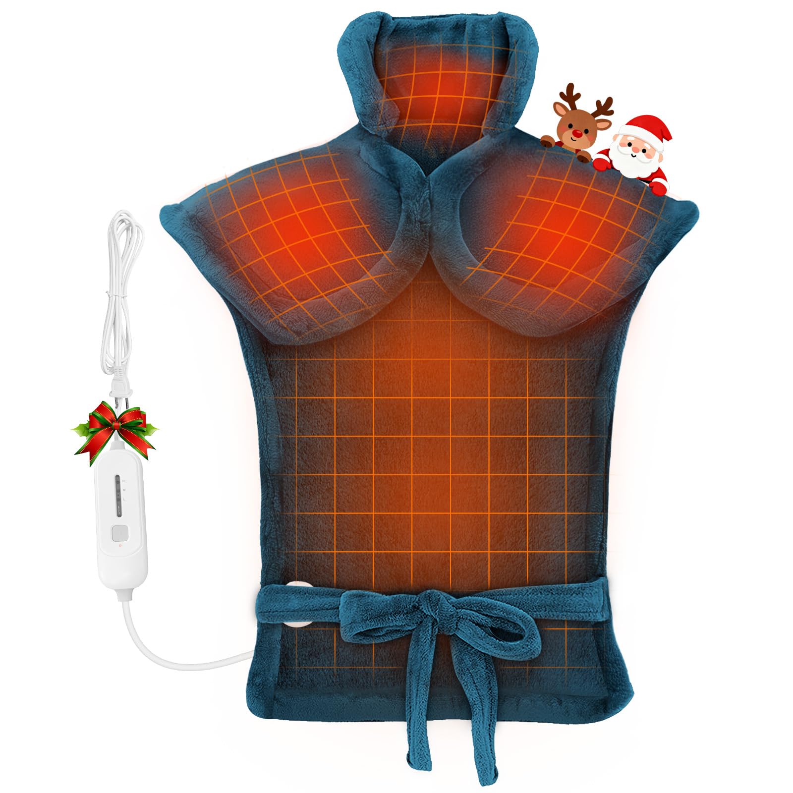 Snapklik.com : Heating Pad For Back, Electric Large Heating Pad For ...