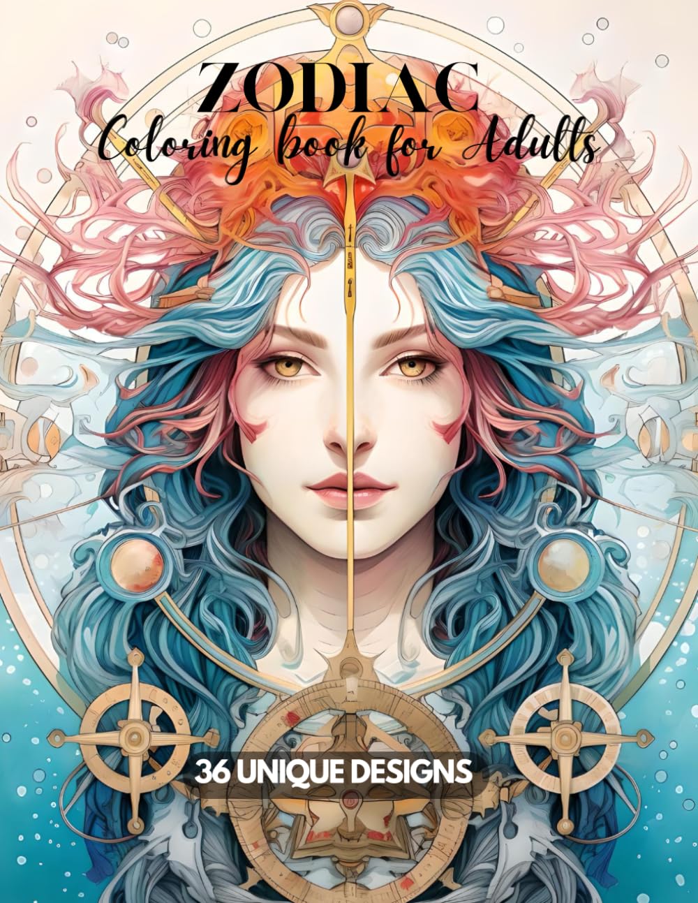 Amazon.com: Zodiac Coloring Book For Adults: Coloring Book for Adult ...