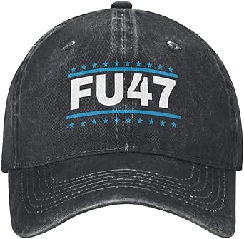Fu47 hat Anti 47 Democrat hat Not My Presiden Fu45 Hat Baseball Cap ...