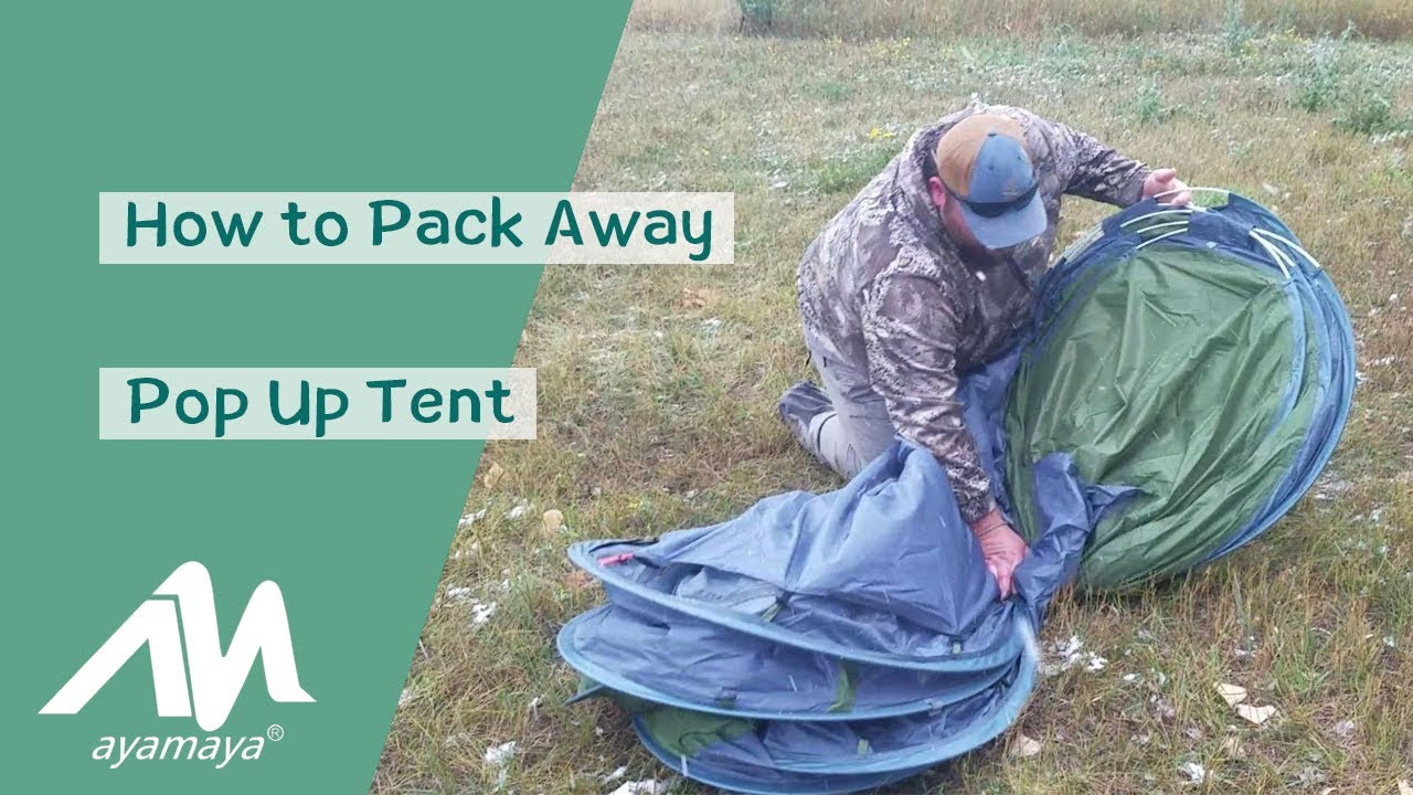 Watch AYAMAYA Pop Up Tent Packing Down Instruction - By Tim on Amazon Live