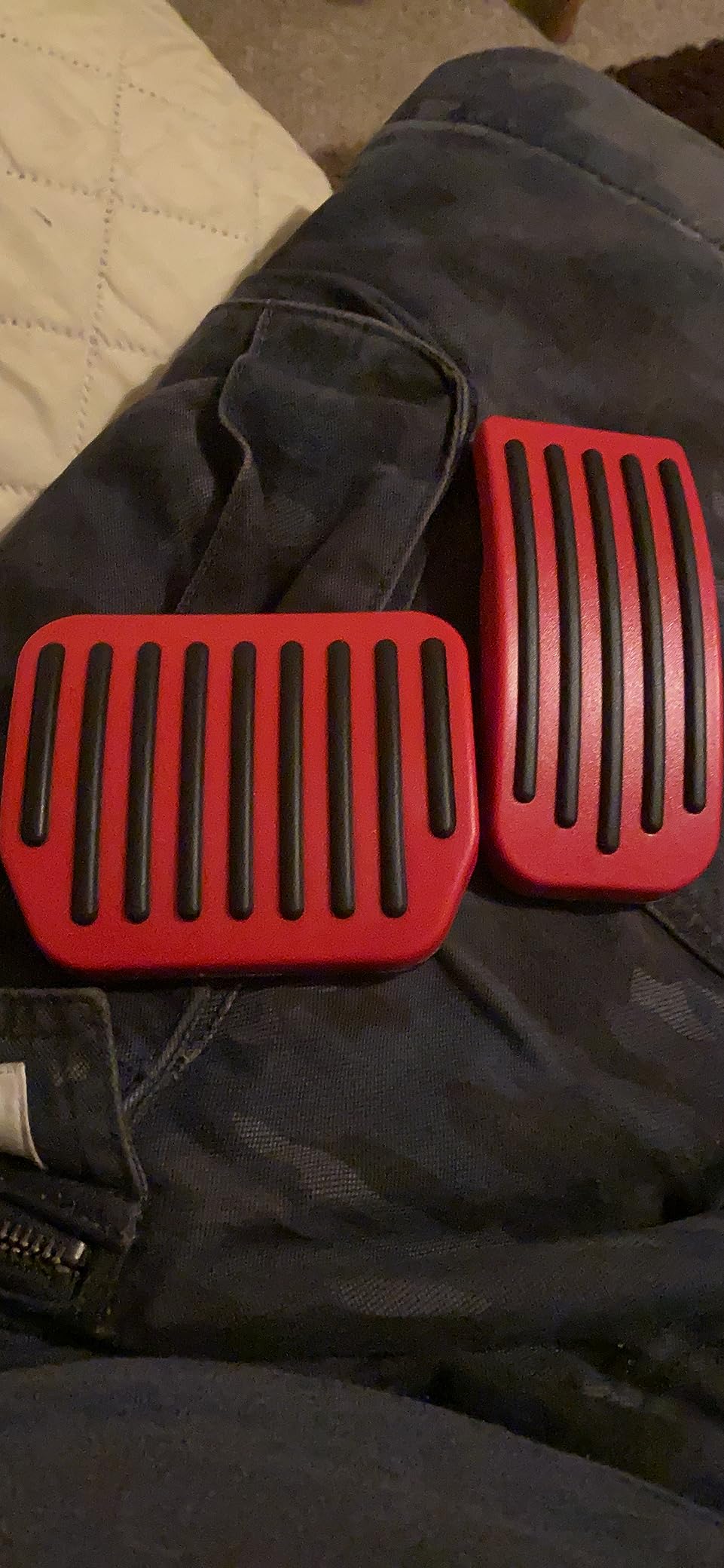 CGEAMDY 2 pcs Universal Auto Aluminum Pedal Covers, Durable Non-Slip ...