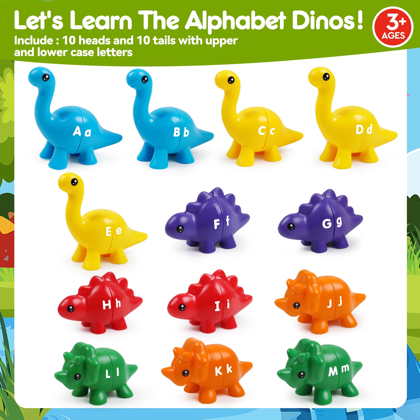 Snapklik.com : Matching Letters Fine Motor Toys,13 Pcs Double-Sided ...