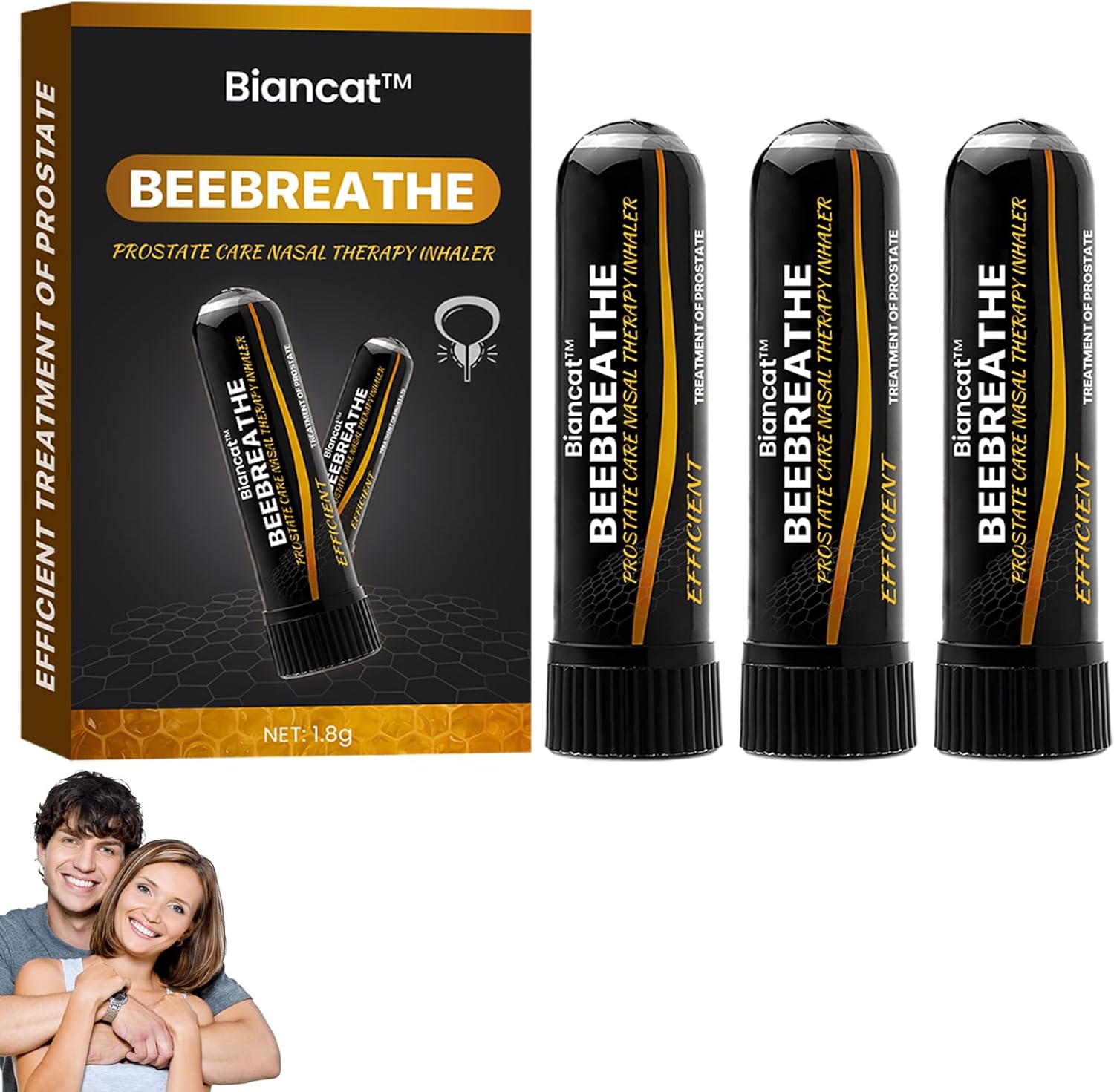 Amazon.com: Biancat BeeBreathe Prostate Care Nasal Inhaler, BeeBreathe ...