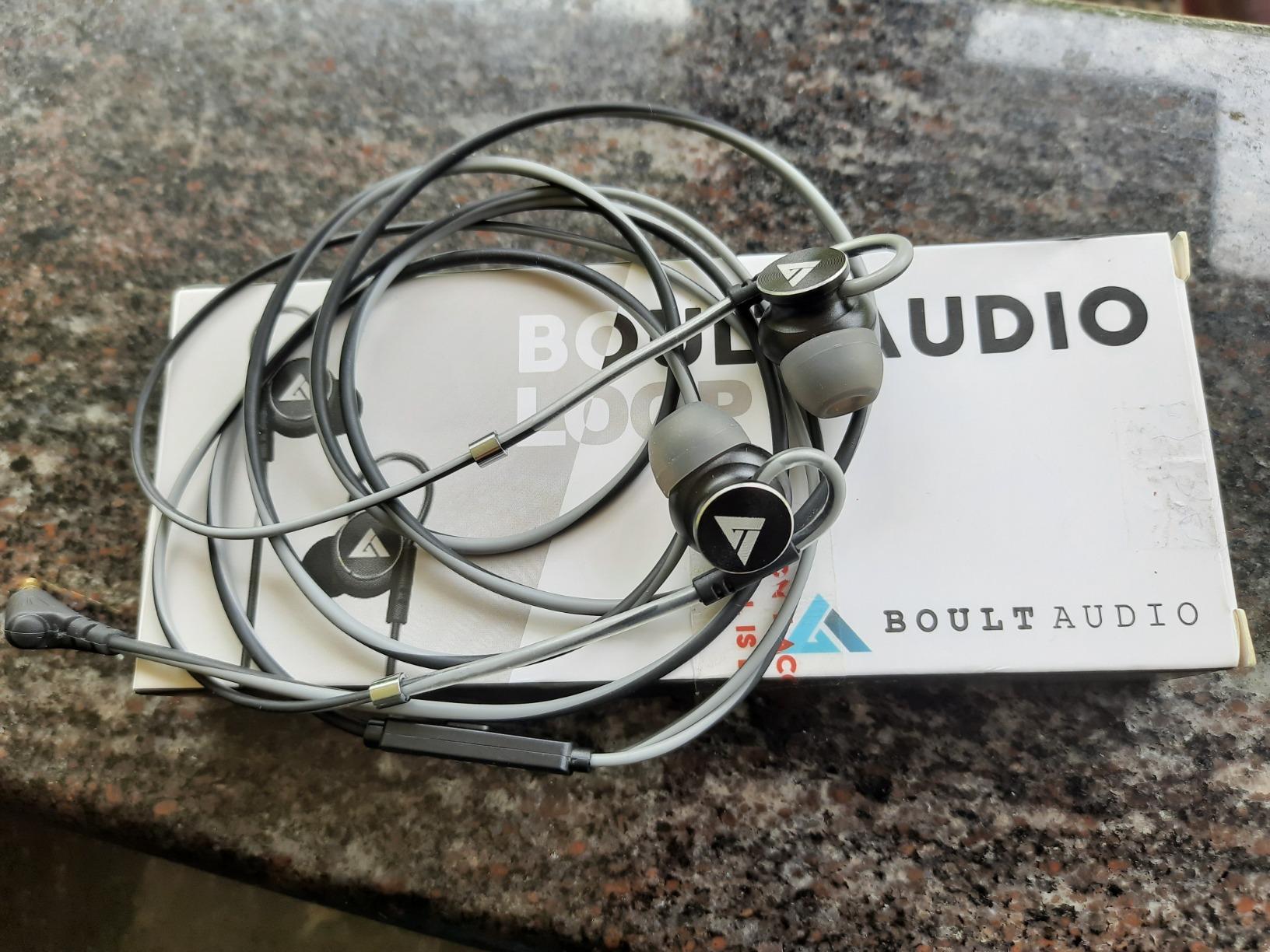Boult Audio BassBuds Loop in-Ear Wired Earphones with 12mm Powerful ...