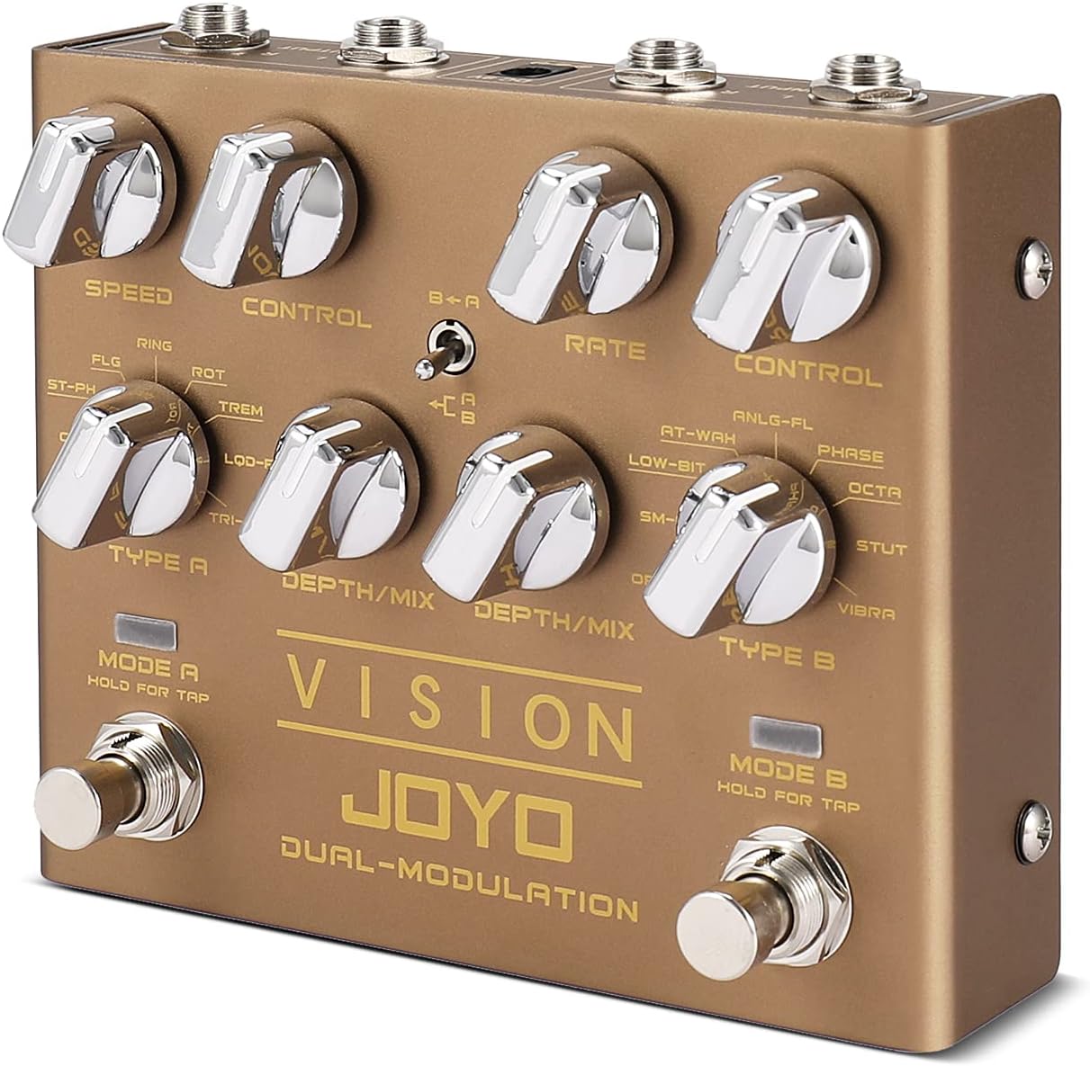 Amazon.com: JOYO Vision R-09 / R09 R Series Pedals Dual Channel ...