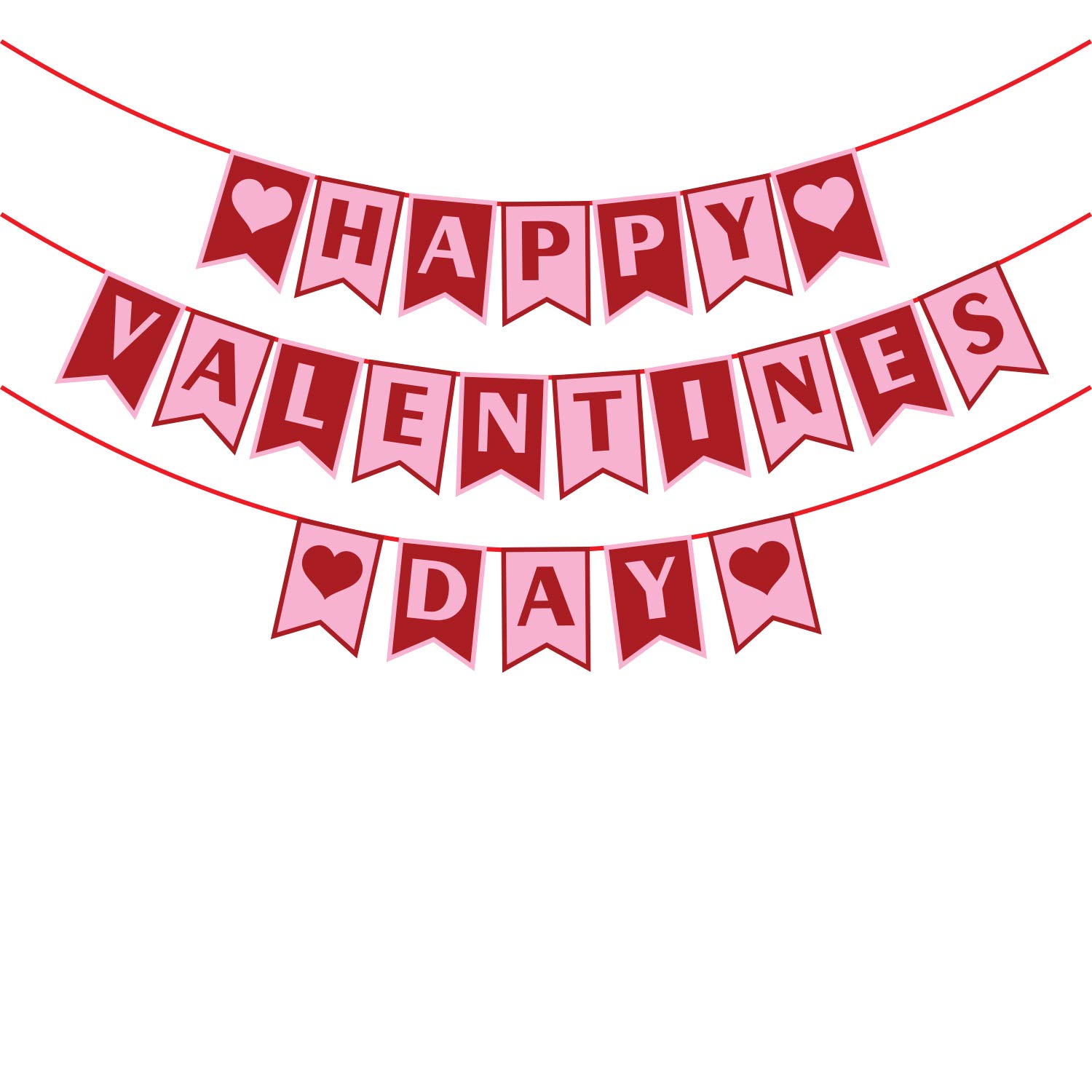 Happy Valentines Day Printable Banner