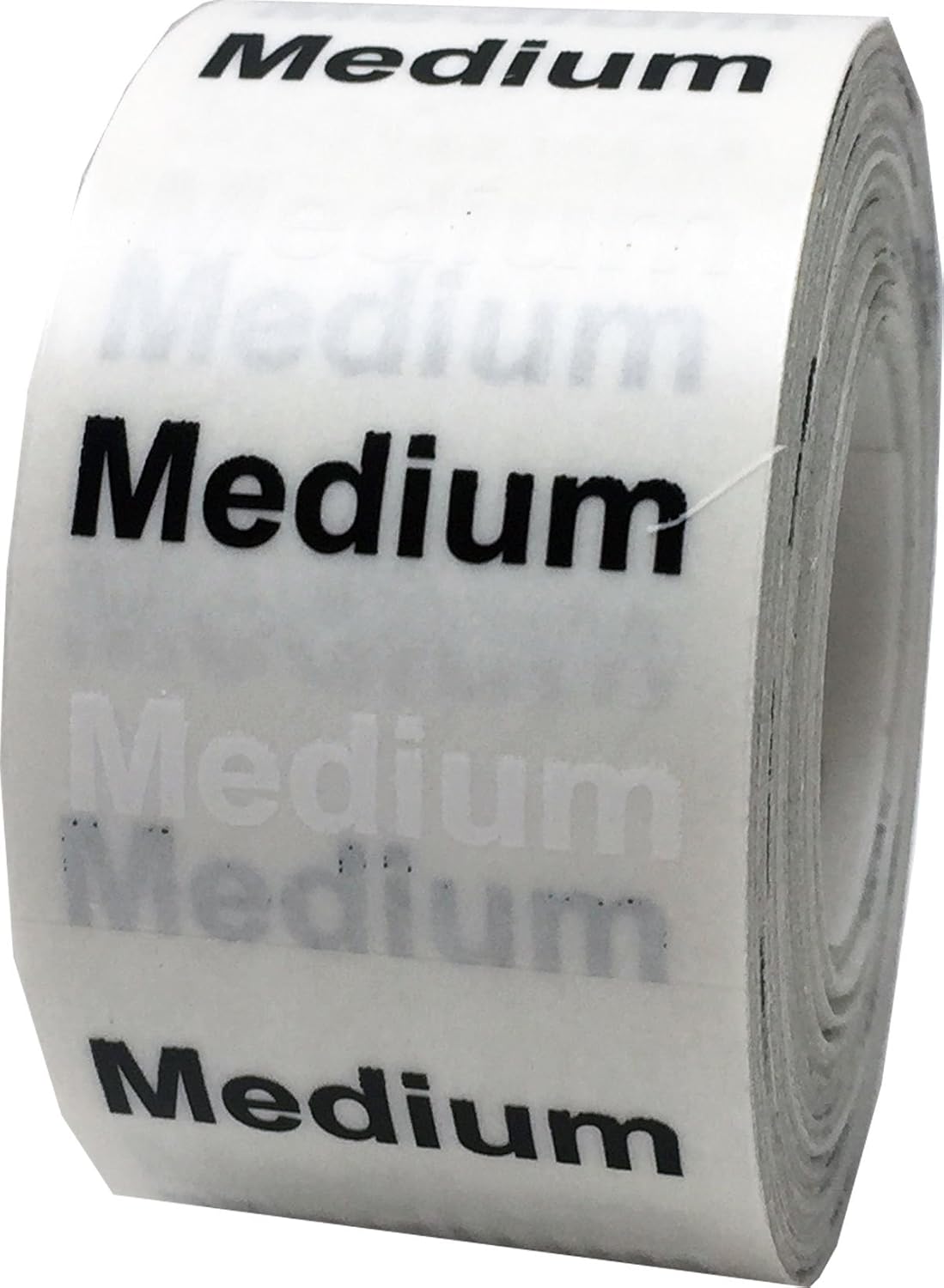 Amazon.com : Medium Clothing Labels Size Strip Stickers for Retail ...
