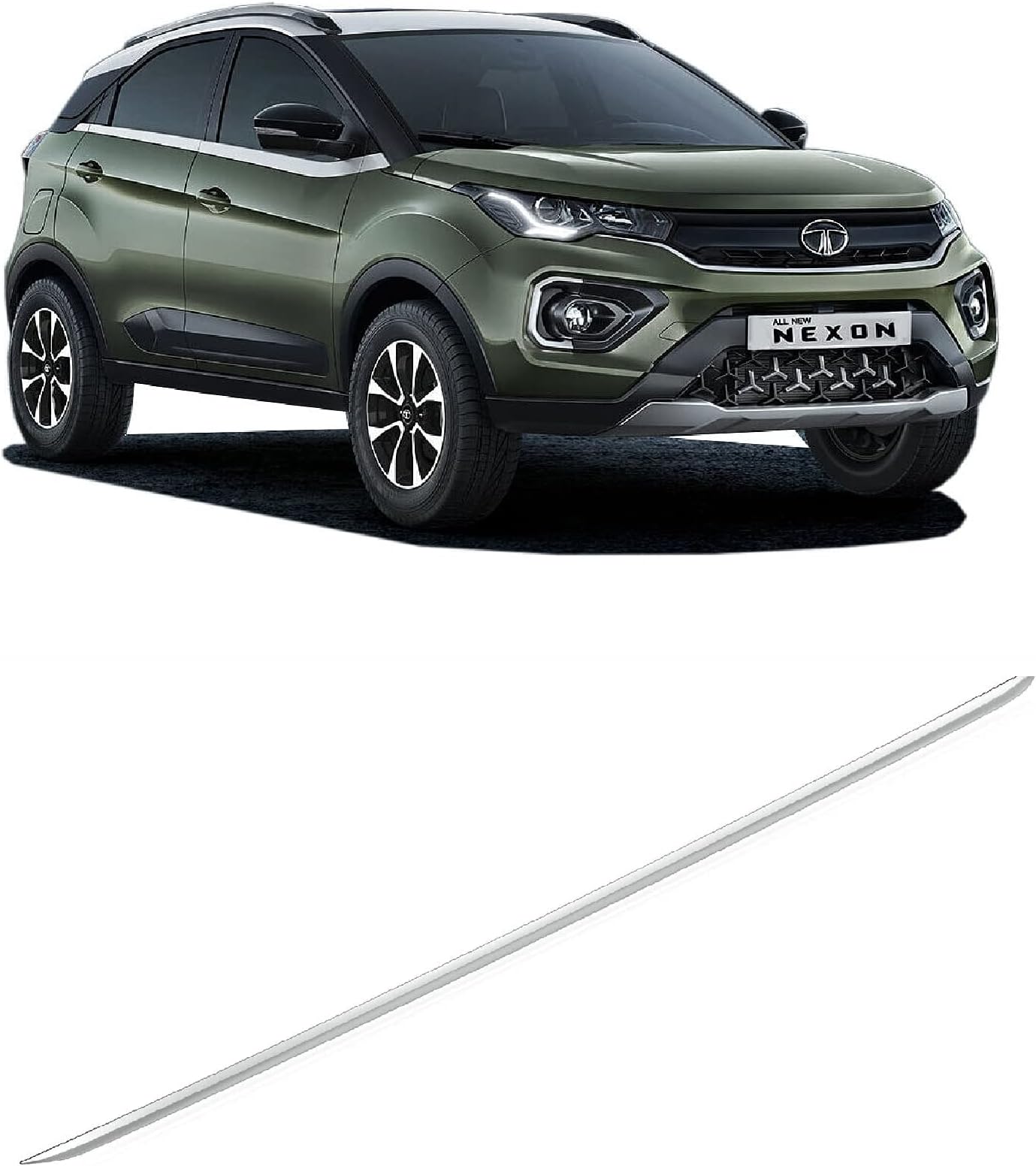 Empica Chrome Trunk Garnish for Car | Dicky Trim Garnish Rear Boot ...