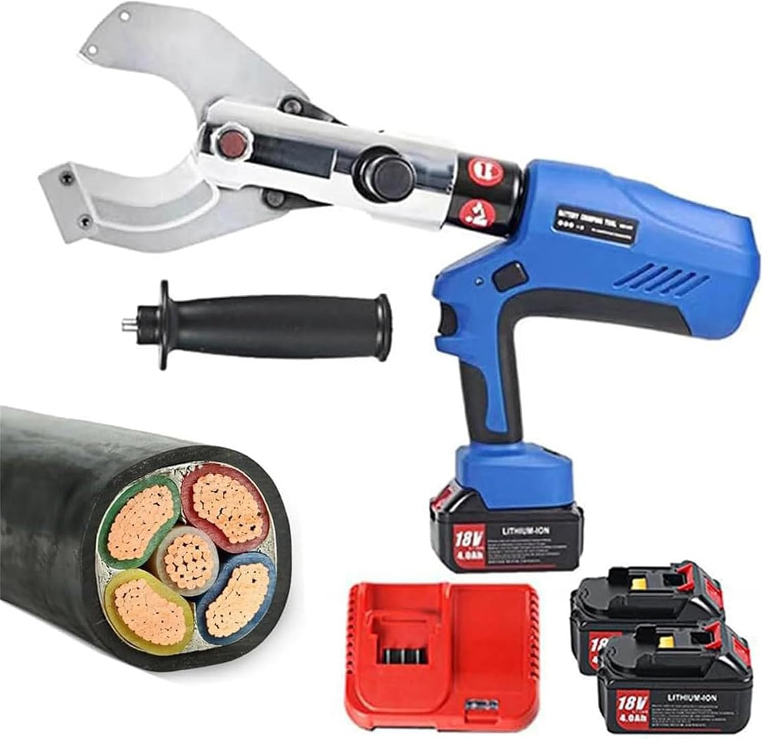 Hydraulic Cable Cutter Wire Cutter, Electric Hydraulic Wire Crimper ...