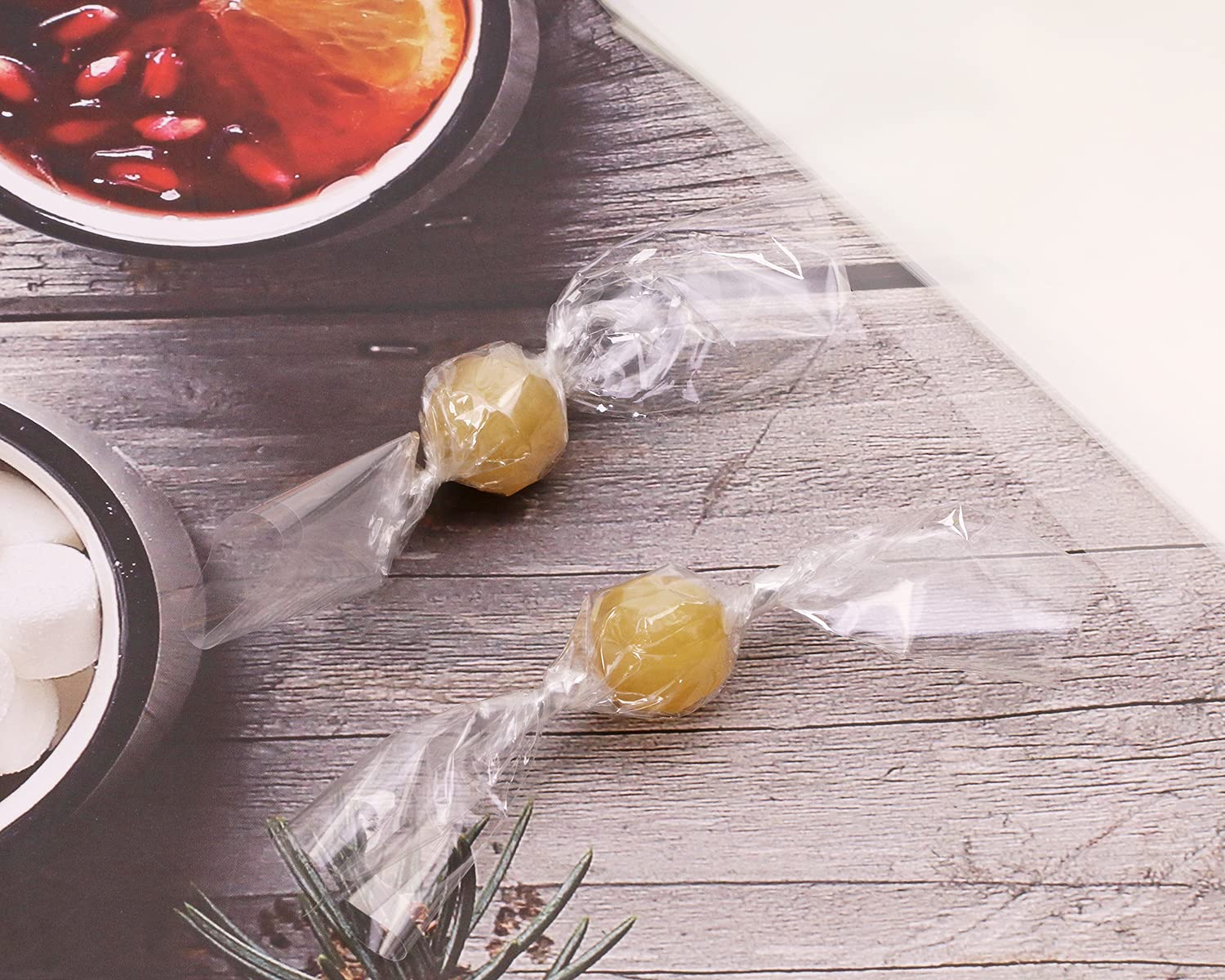 5.12 Inch Wrappers 1000 Clear Candy Wrappers - 5.12x5.12 Inch Food Safe ...