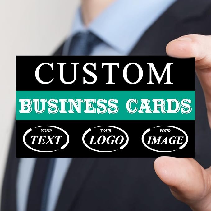 Amazon.com : Custom Business Cards, Personalized Business Cards for ...