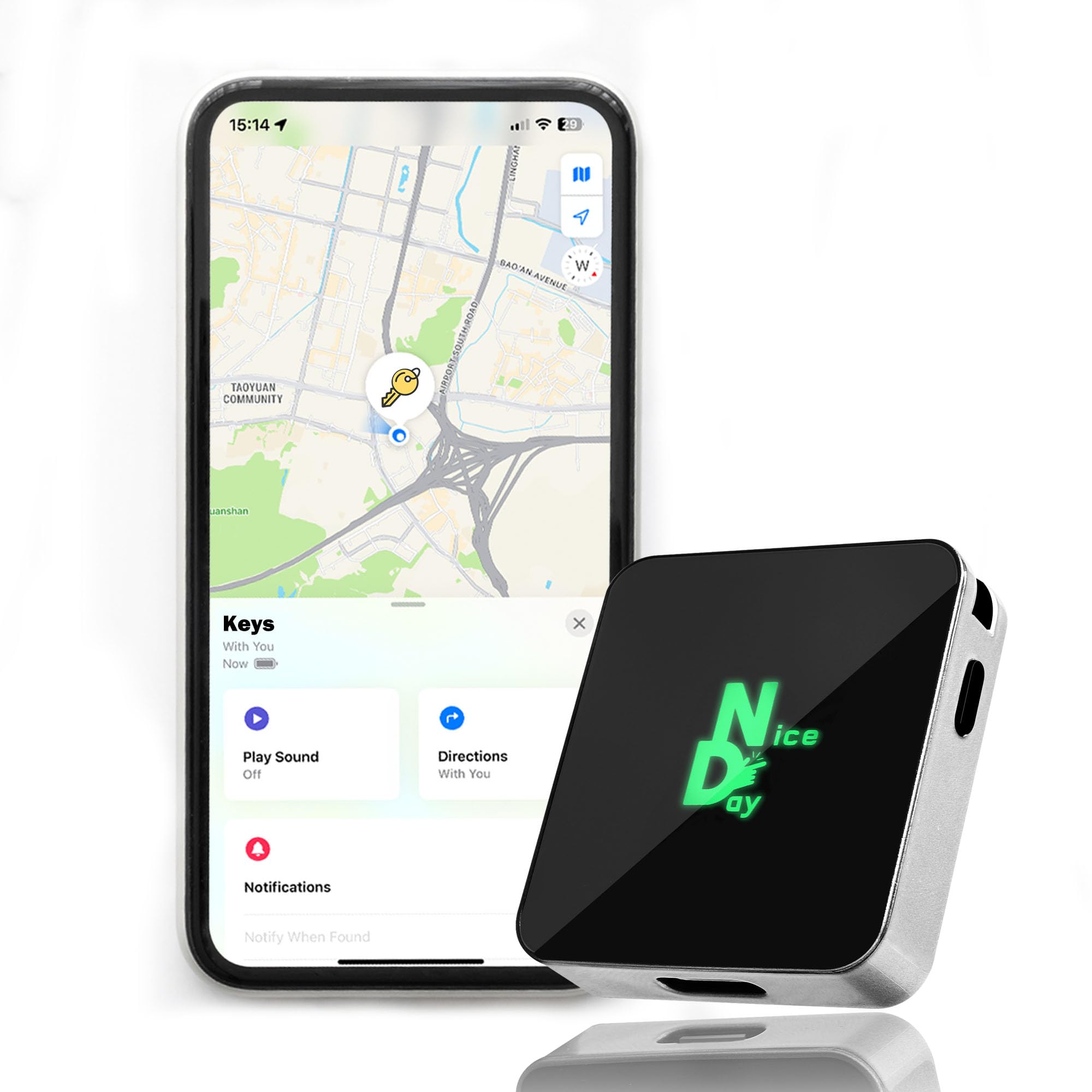 Amazon.com: SEINXON Tracking Tags Item Finder GPS Locator Tracking ...