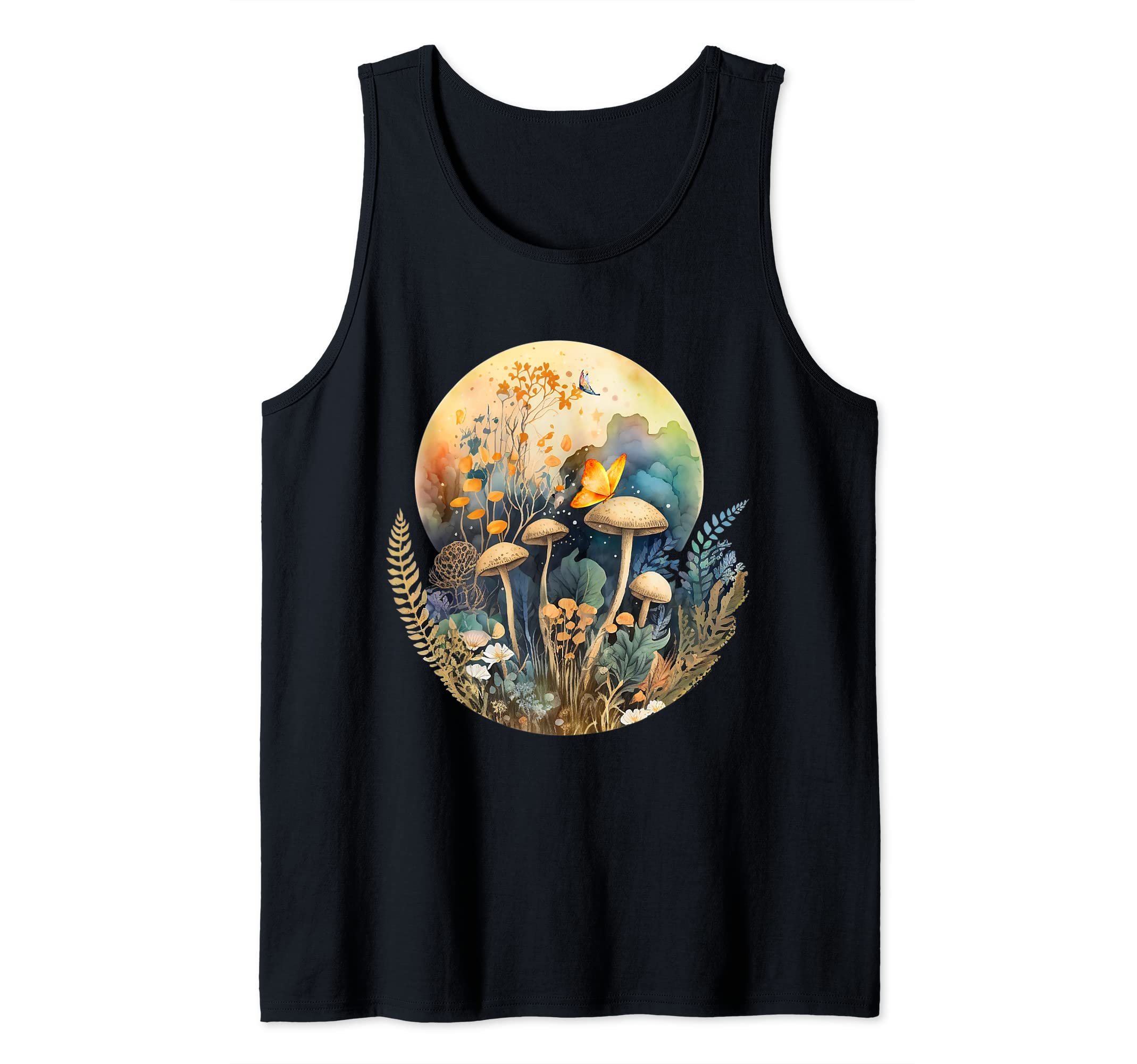 Amazon.com: Cute Floral Aesthetic Cottagecore Mushroom Women Graphic ...