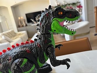 Amazon.com: MAGICDINOSAUR Remote Control Velociraptor Toy for Kids 4-7 ...