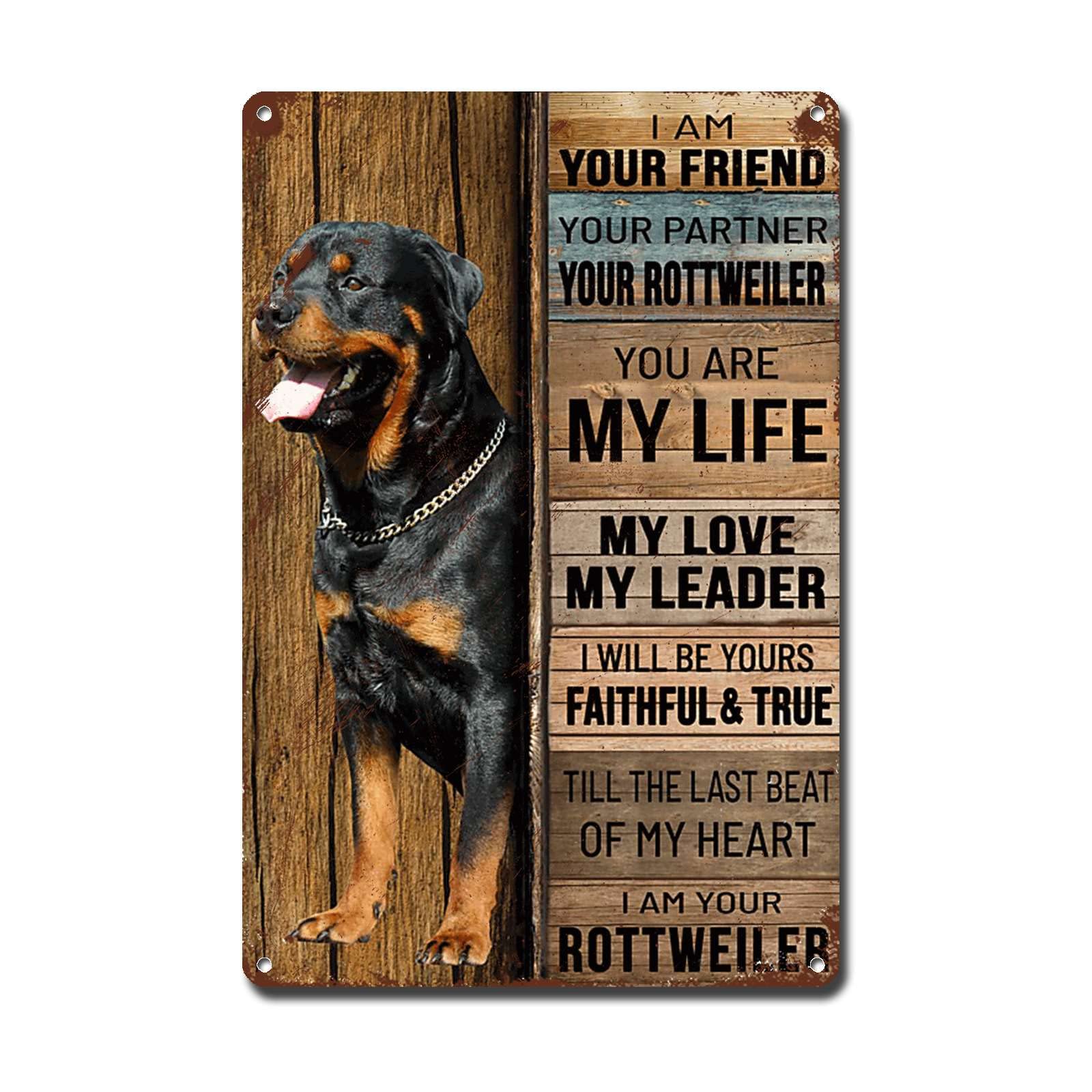 Amazon.com: Lygond Metal Sign Tin Sign Vintage Wall Art I Am Your ...