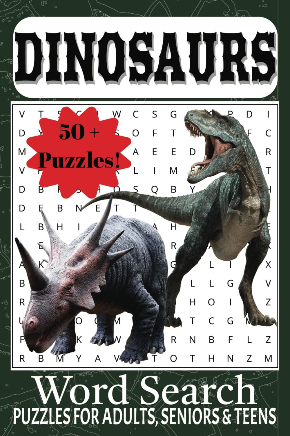 Amazon.com: Dinosaur Word Search Puzzle Book: Word Searches with Easy ...