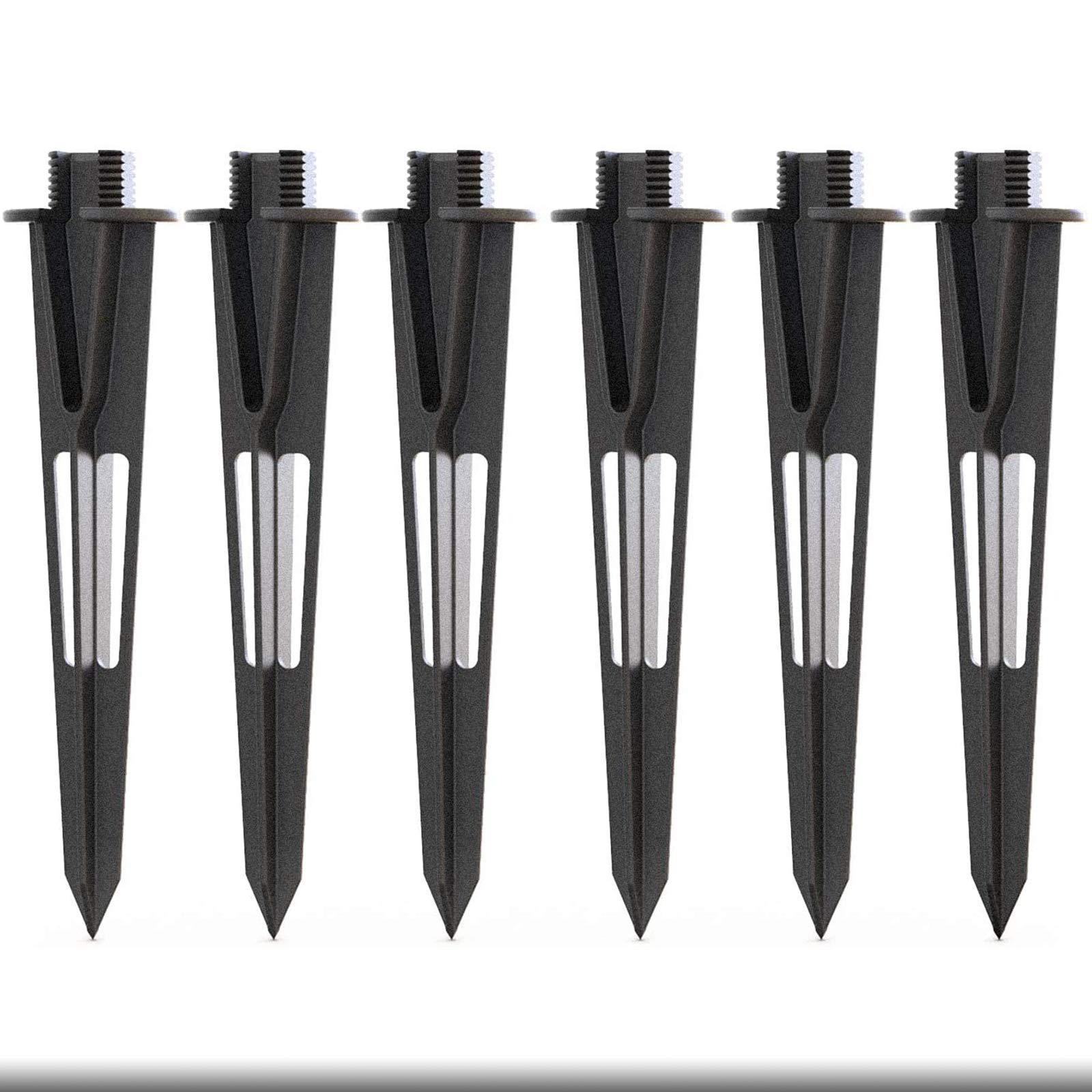 Malibu Landscape Lighting Stake Metal Outdoor 6 Pack Sturdy Solid ...