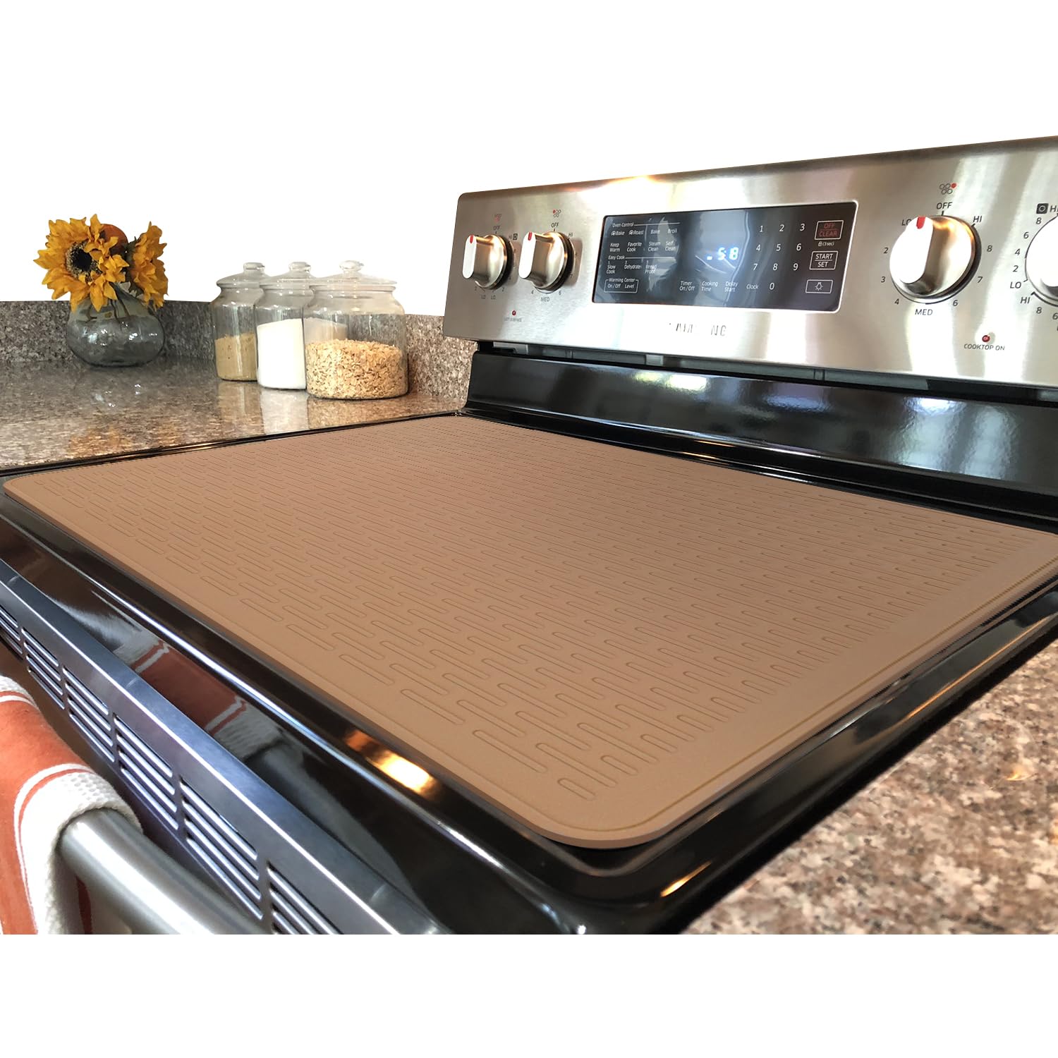 Amazon.com: Stove Top Cover for Electric Stove - Silicone Stove Mat for ...