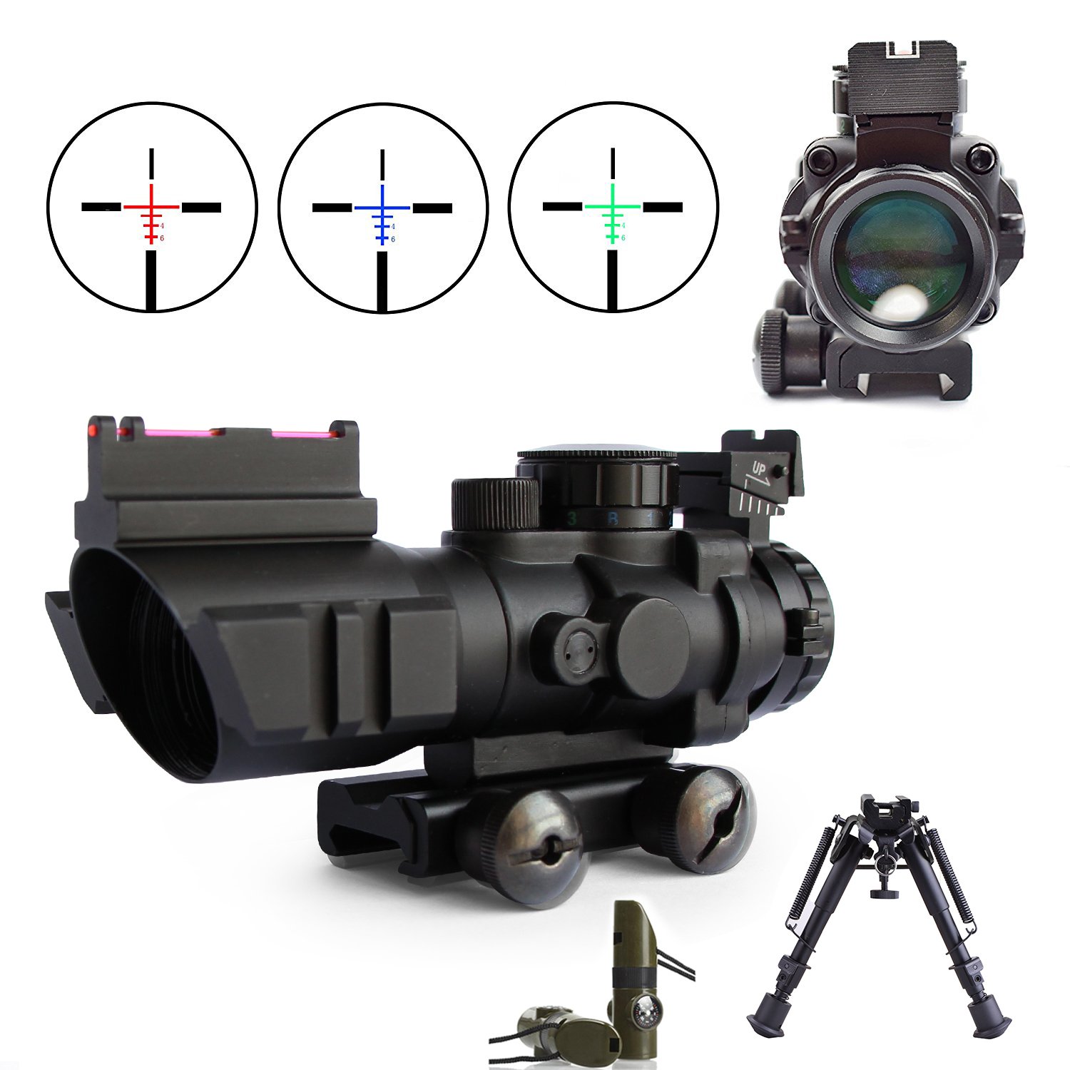 Buy lovebay AR15 Air with Bipod, 4x32 EG s Triple Illuminated Rapid ...