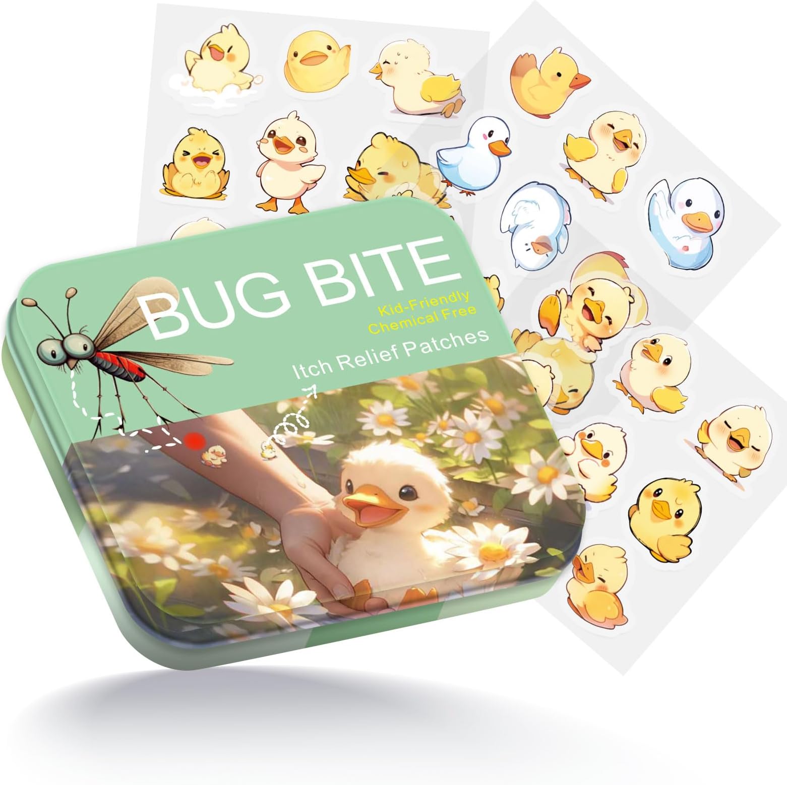 Amazon.com: CELECARE Bug Bite Itch Relief Patches 54 Count, Cute Duck ...