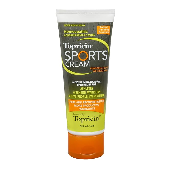 Buy Topricin Sports Cream 3 oz - Deep Penetrating Pain Relieving Sport ...