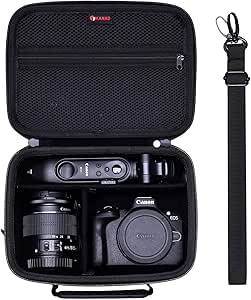 Amazon.com : Camera Case Compatible with Canon EOS Rebel T7/R50/R6 Mark II/R100/R50 V/T6/R8/R10 ...