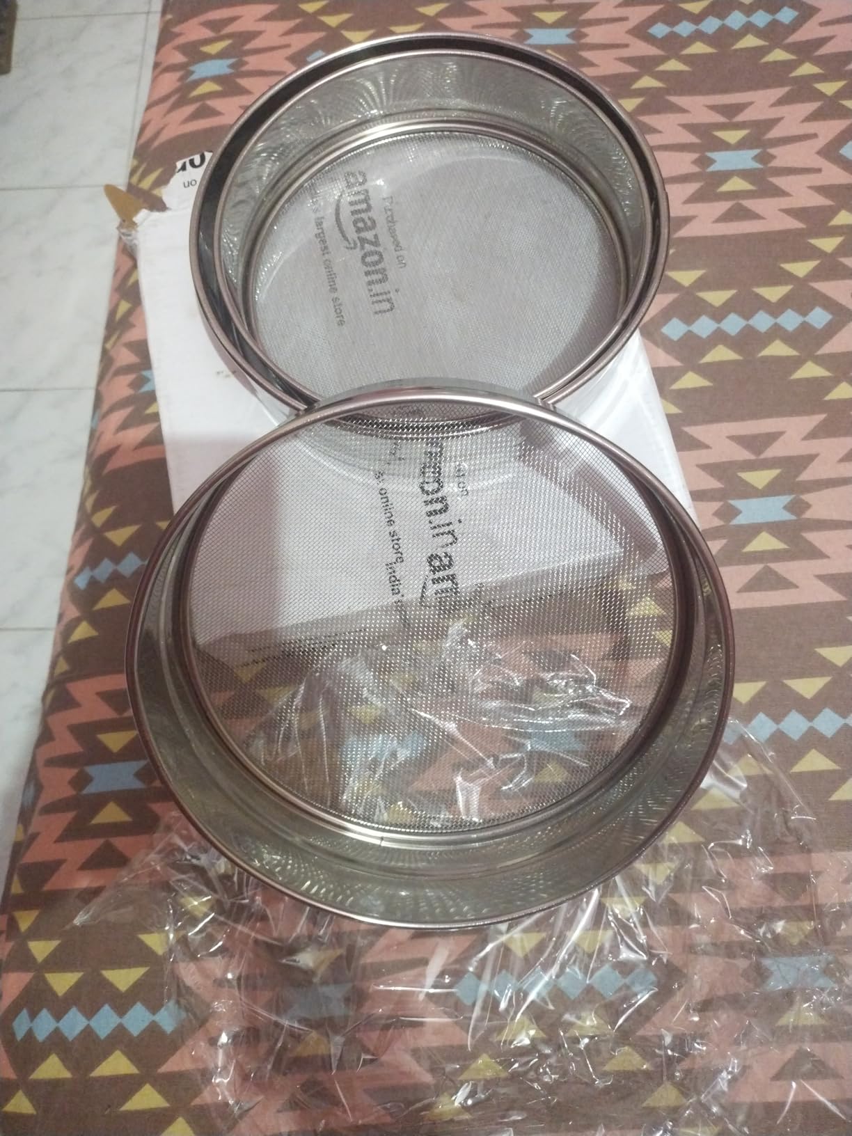 Buy Blue Earth Channi/Flour Sieves Stainless Steel aata chalni/Sieve ...