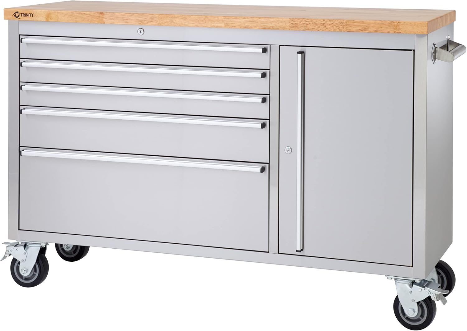 TRINITY 56" Stainless Steel Workbench - Amazon.com