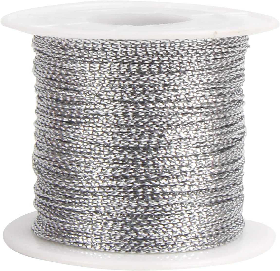 Amazon.com: Silver Metallic Cord Braid String for Gift Wrap DIY Crafts ...