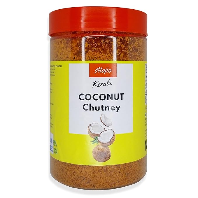 Majio Authentic Kerala Spicy Coconut Chutney Powder - Homemade, Ready ...