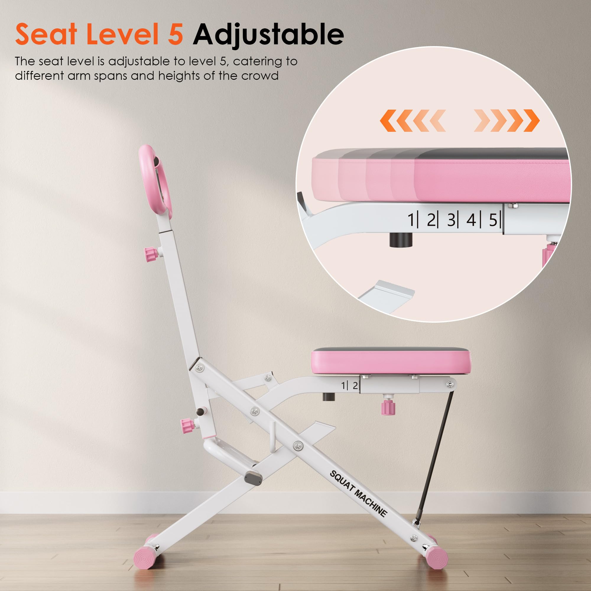 Snapklik.com : SogesHome Squat Machines Rowing Machine, Foldable & Full ...