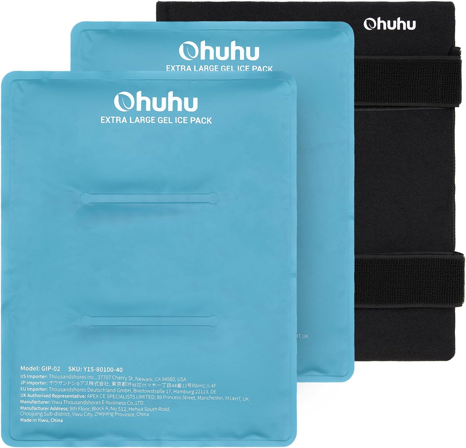 Amazon.com: Reusable Ice Packs for Injuries - (10" x 6") Soft Ice Pack ...