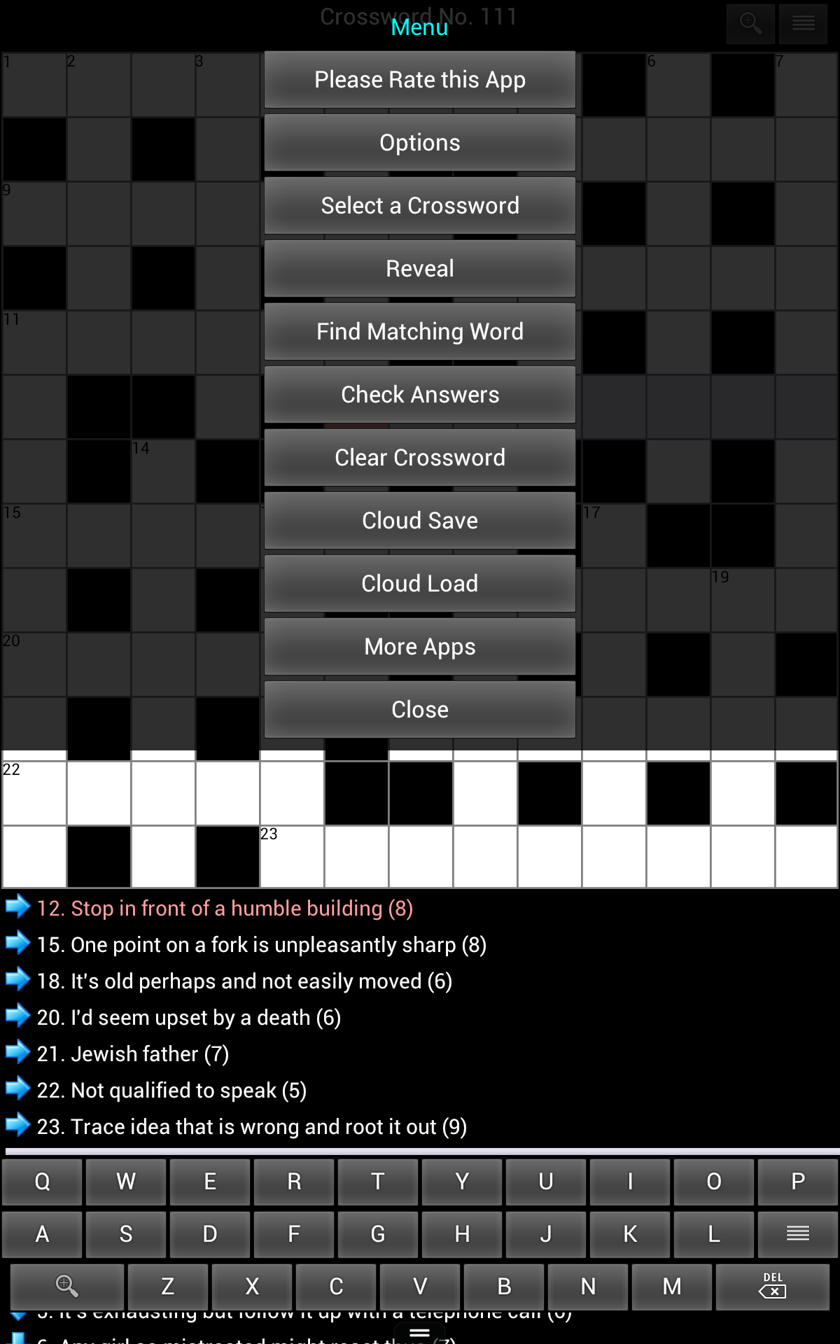 Cryptic Crosswords - App on Amazon Appstore
