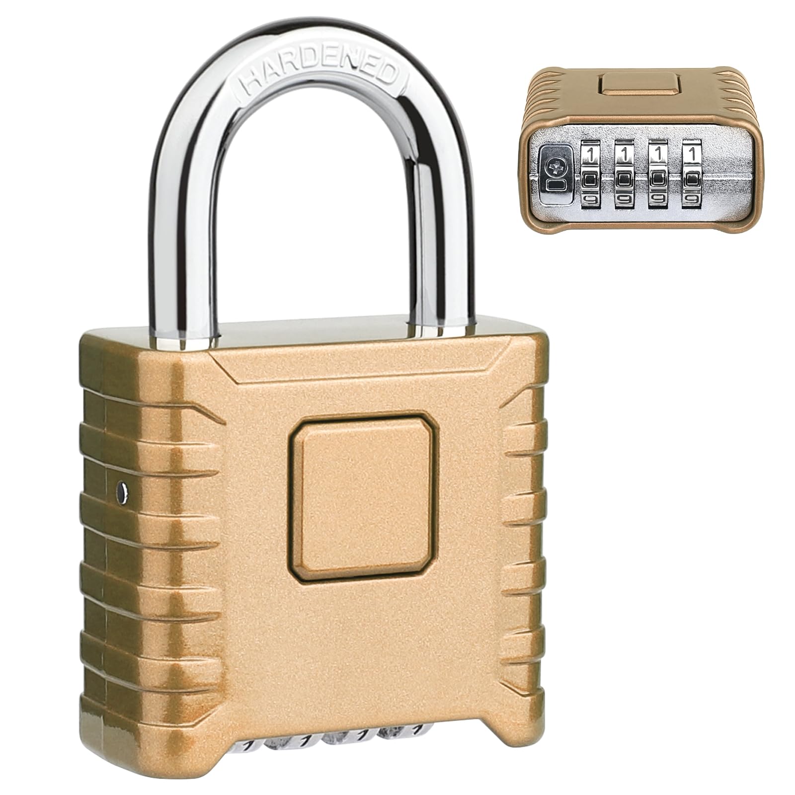 Snapklik.com : Heavy Duty Combination Padlock, Large Outdoor Padlock ...