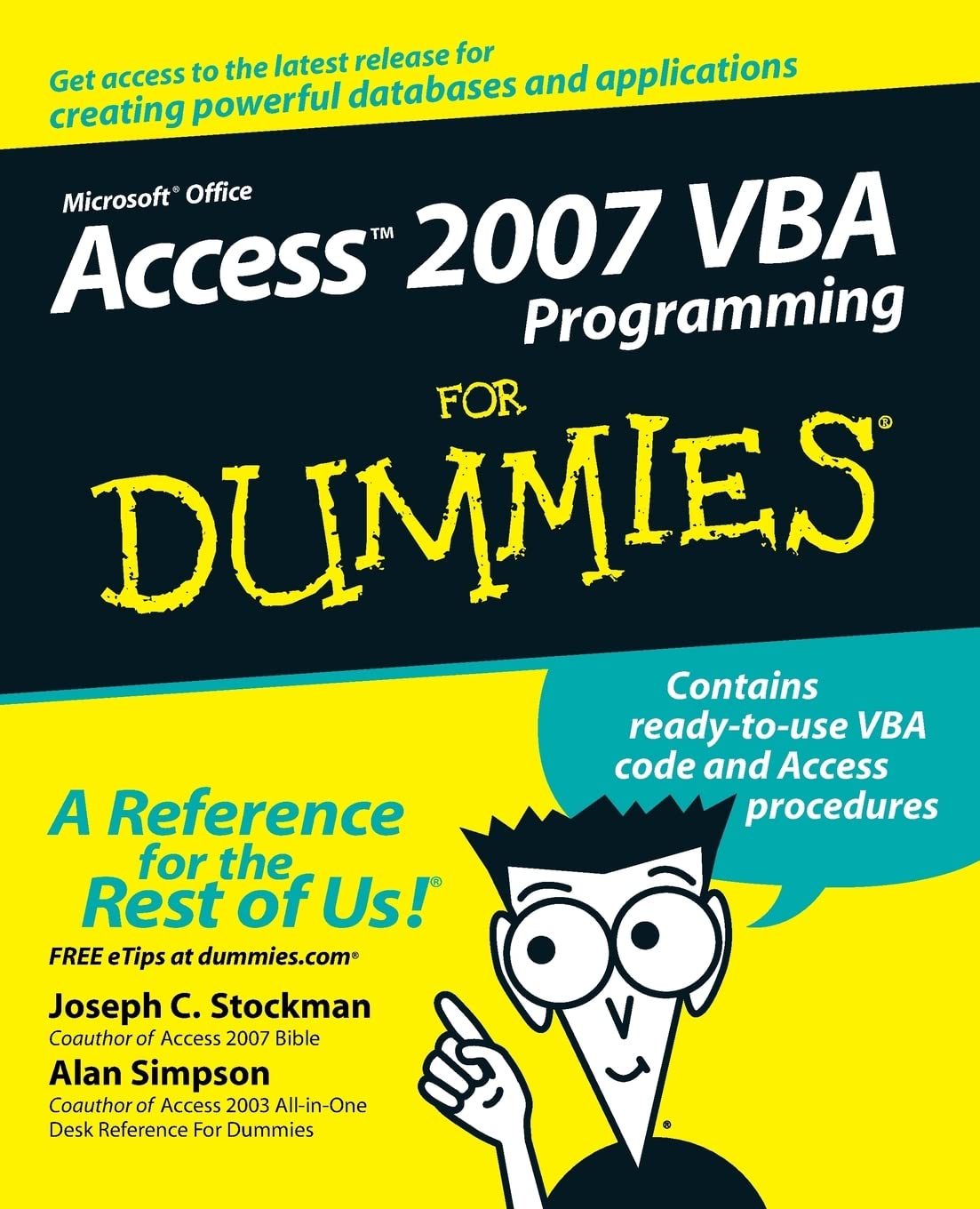 Access 2007 VBA Programming For Dummies: Stockman, Joseph C.: 9780470046531: Amazon.com: Books