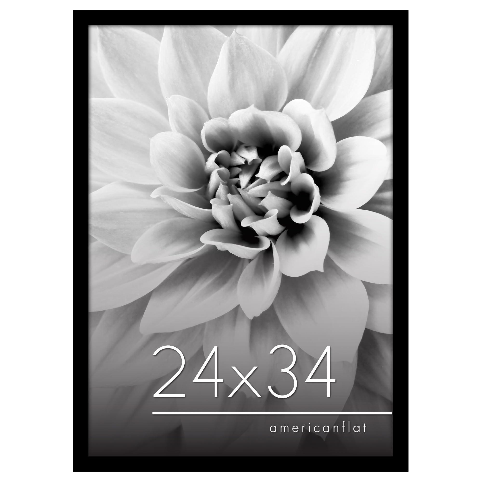 Amazon.com - Americanflat 24x34 Poster Frame with Polished Plexiglass ...