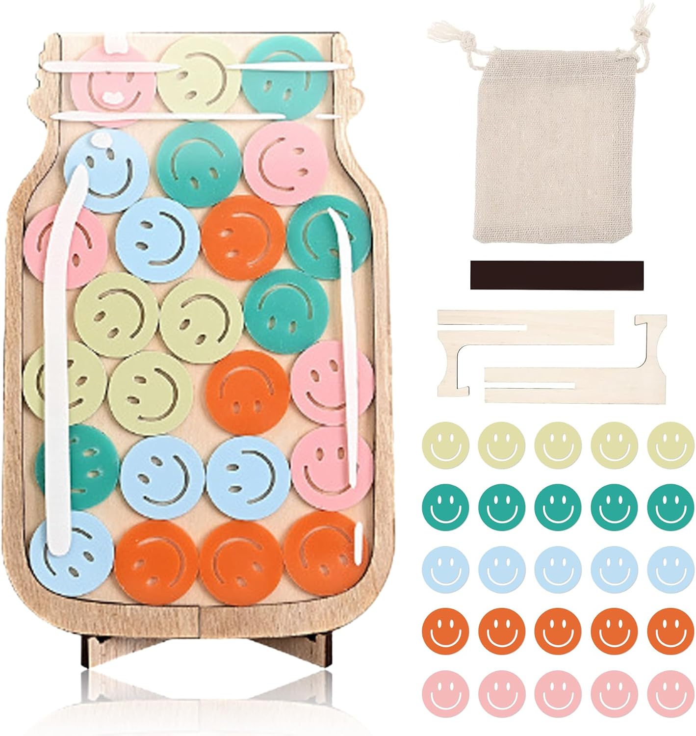 Classroom Reward System 2 Pack Smiley Face Magnetic Reward Jars ...