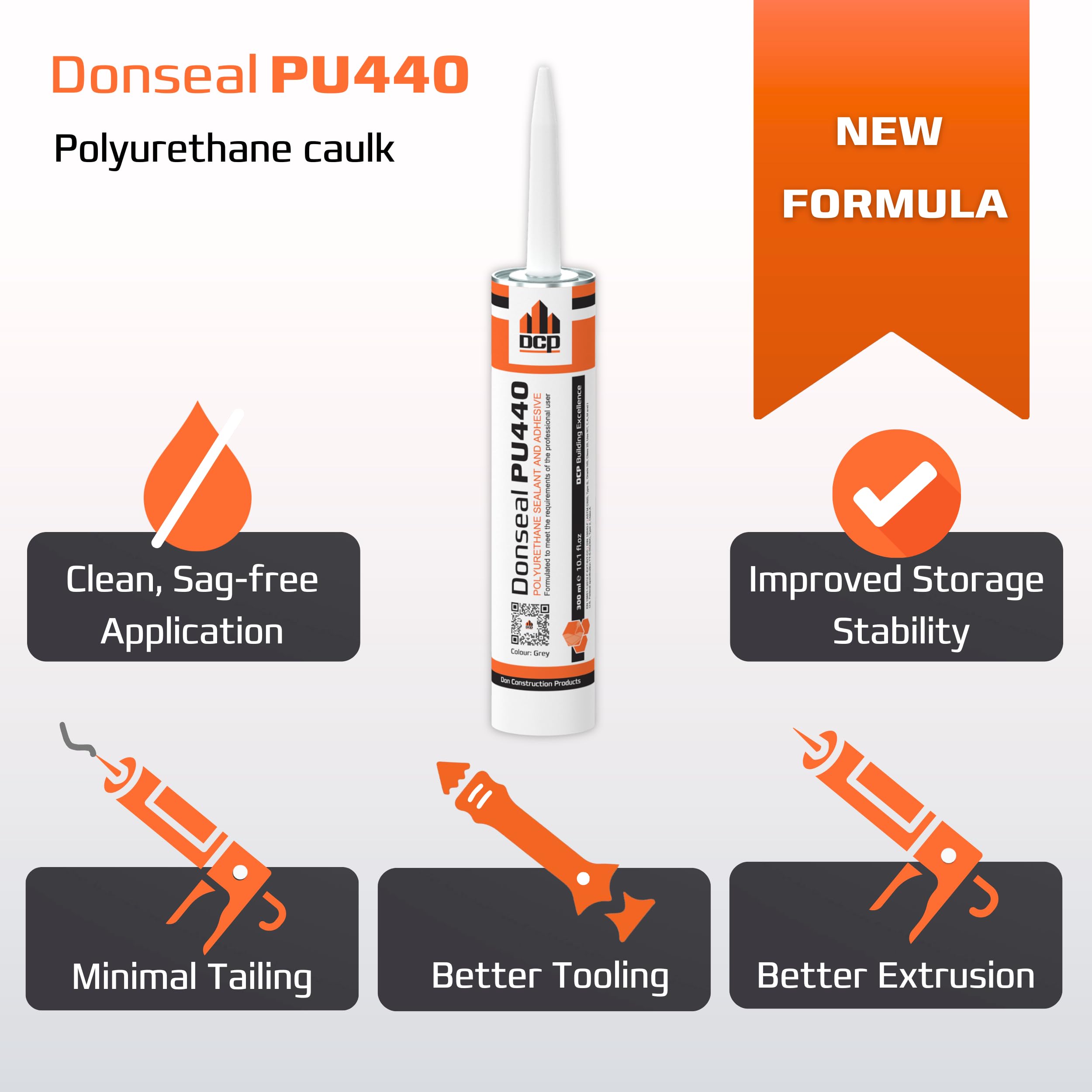 Snapklik.com : DCP Donseal PU440 Polyurethane Concrete Sealant 1 Pack ...