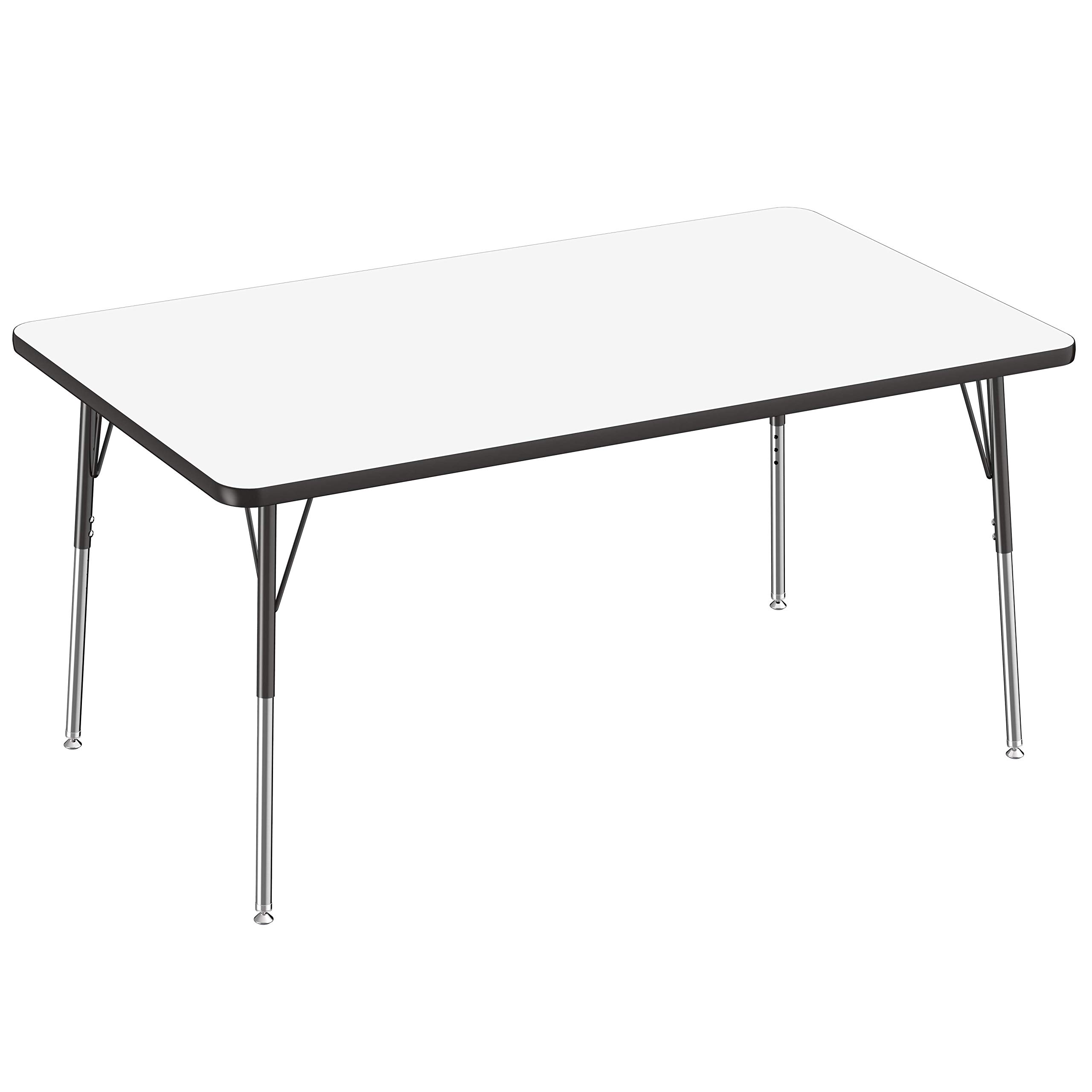 FDP Dry-Erase Rectangle Activity School and Office Table (36 x 60 inch ...
