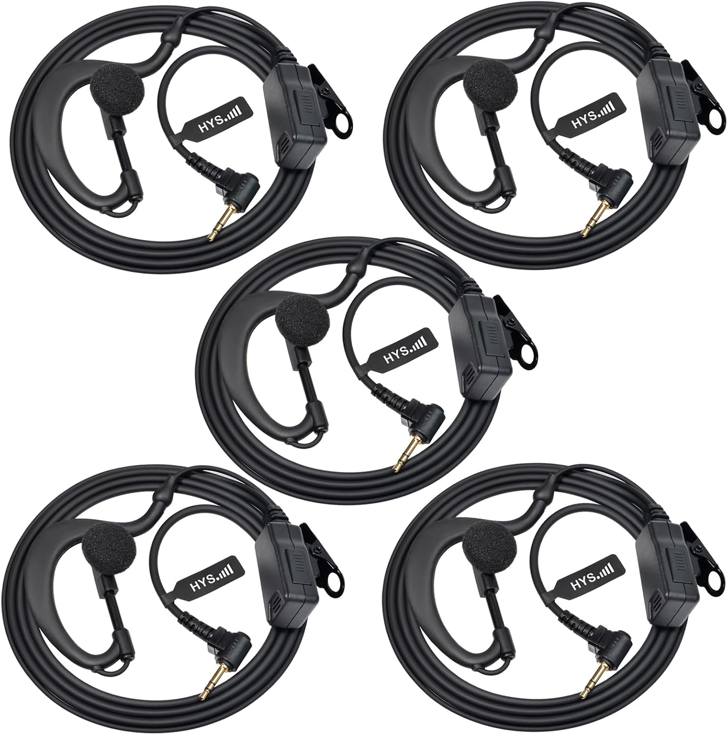 Amazon.com: HYS Walkie Talkie Headset with Mic, T800 T460 Two-Way Radio ...