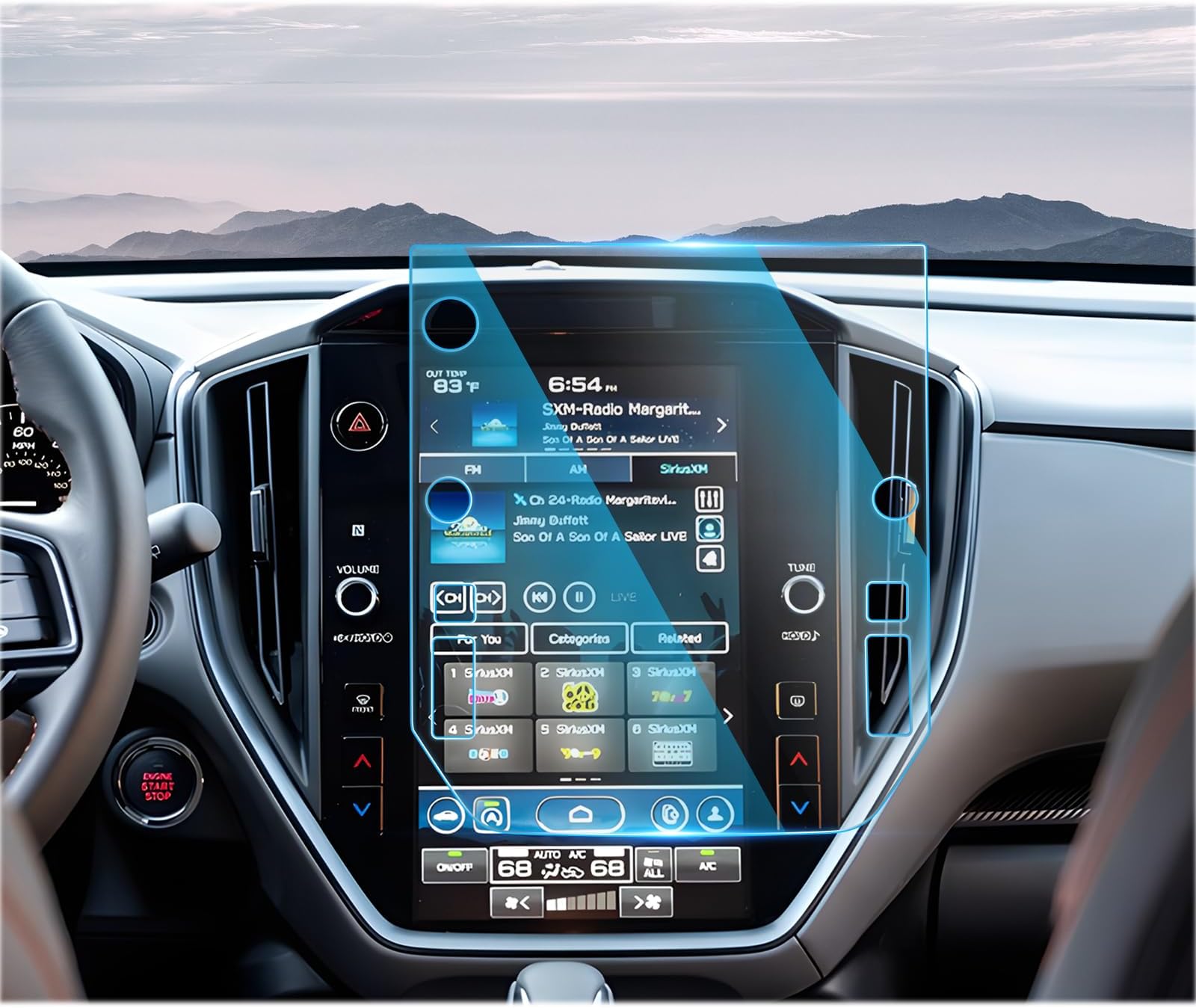 Amazon.com: CDEFG Screen Protector for Subaru Crosstrek/WRX 2022 2023 ...