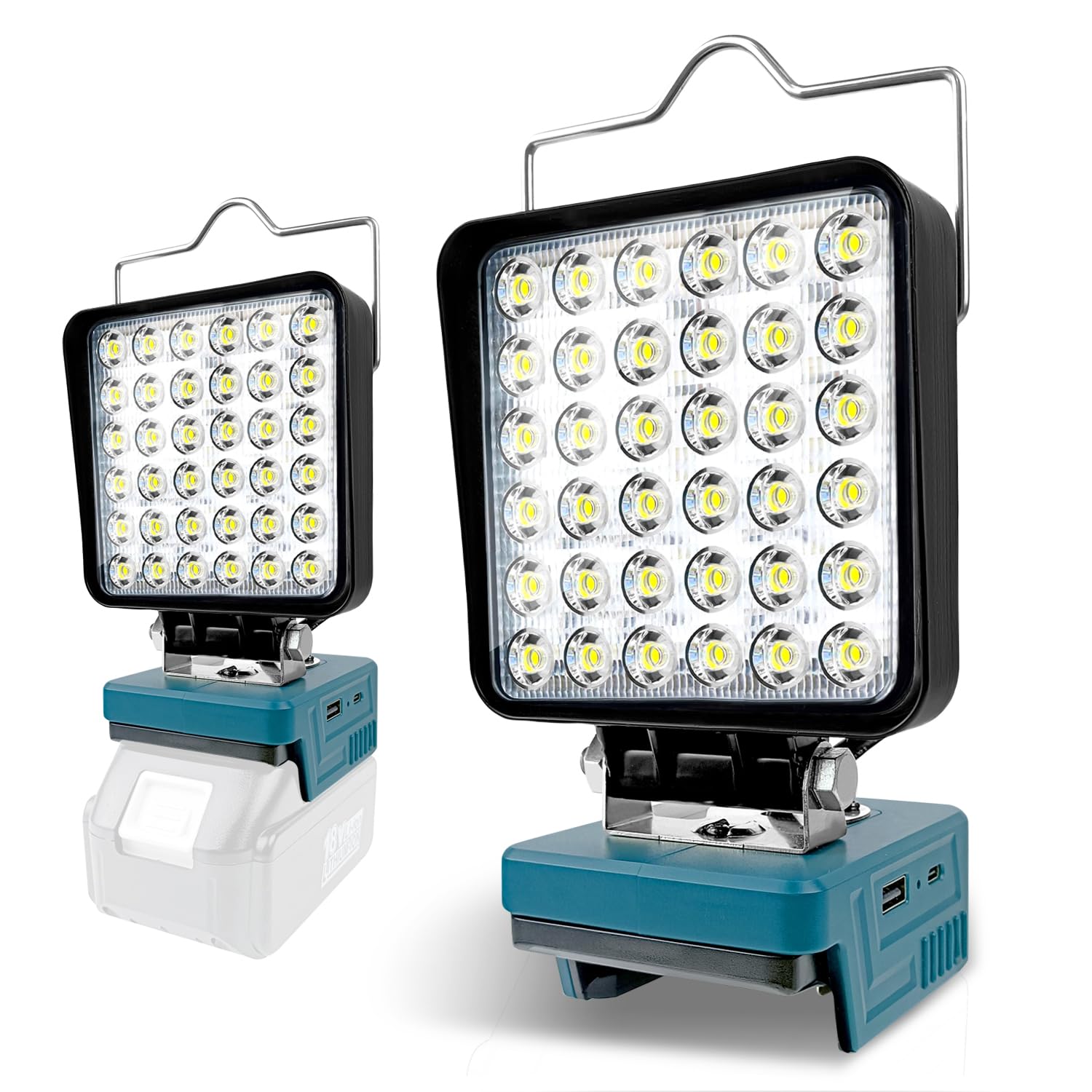 Portable Cordless LED Work Light Lamp for Makita 14.4V-18V LXT Battery ...