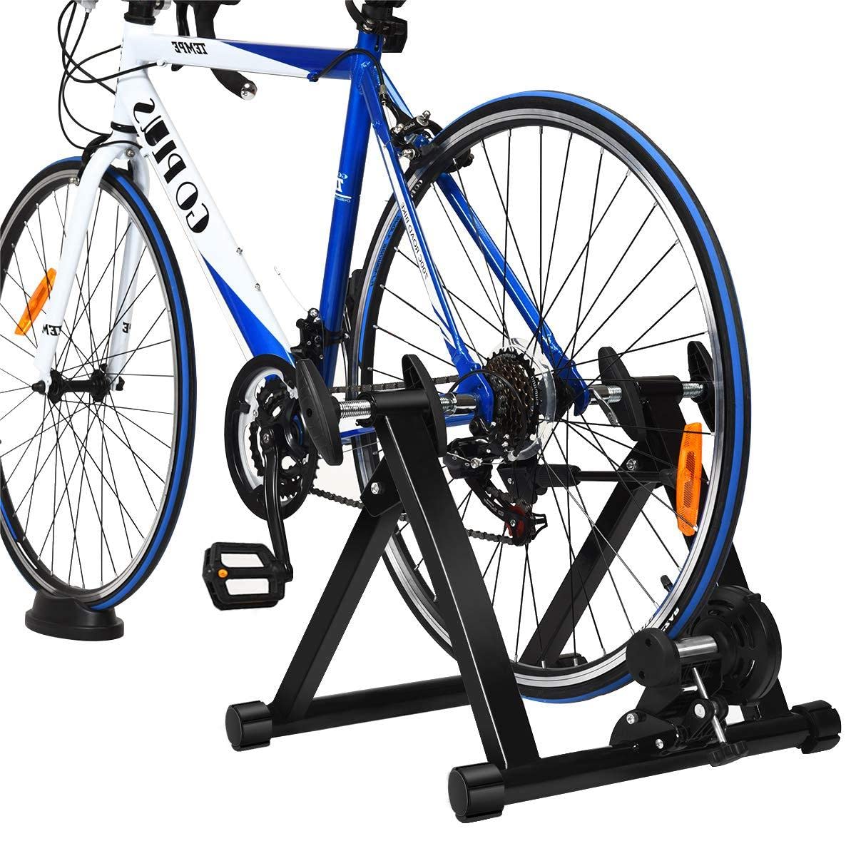 Amazon.com : Sporfit Bike Trainer Stand, Stationary Bike Stand for ...