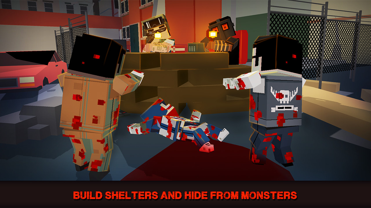 Abandoned Pixel City Exploration: Open World Survival Game | Blocky ...