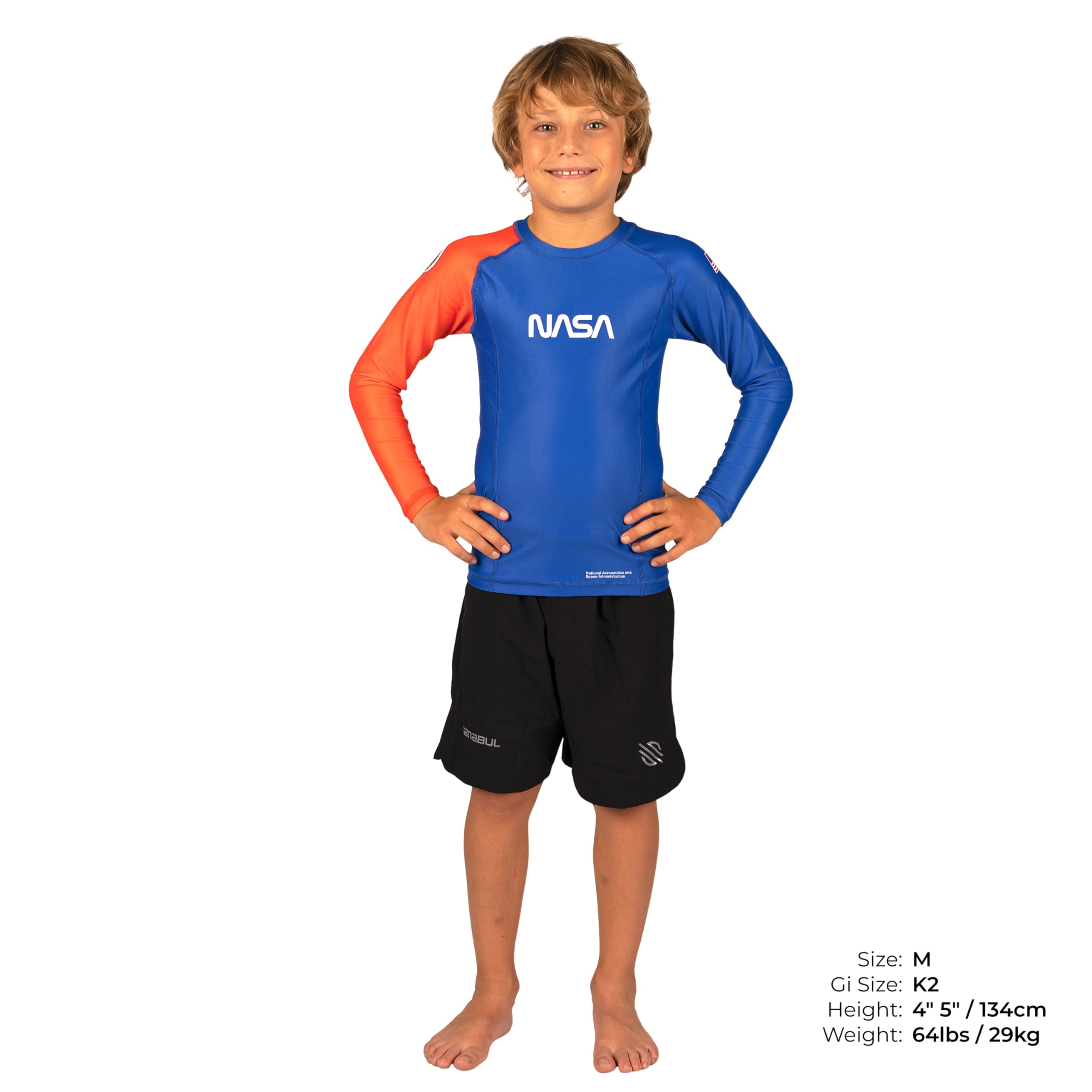 Snapklik.com : Sanabul Kids NASA Long Sleeve Compression MMA BJJ ...